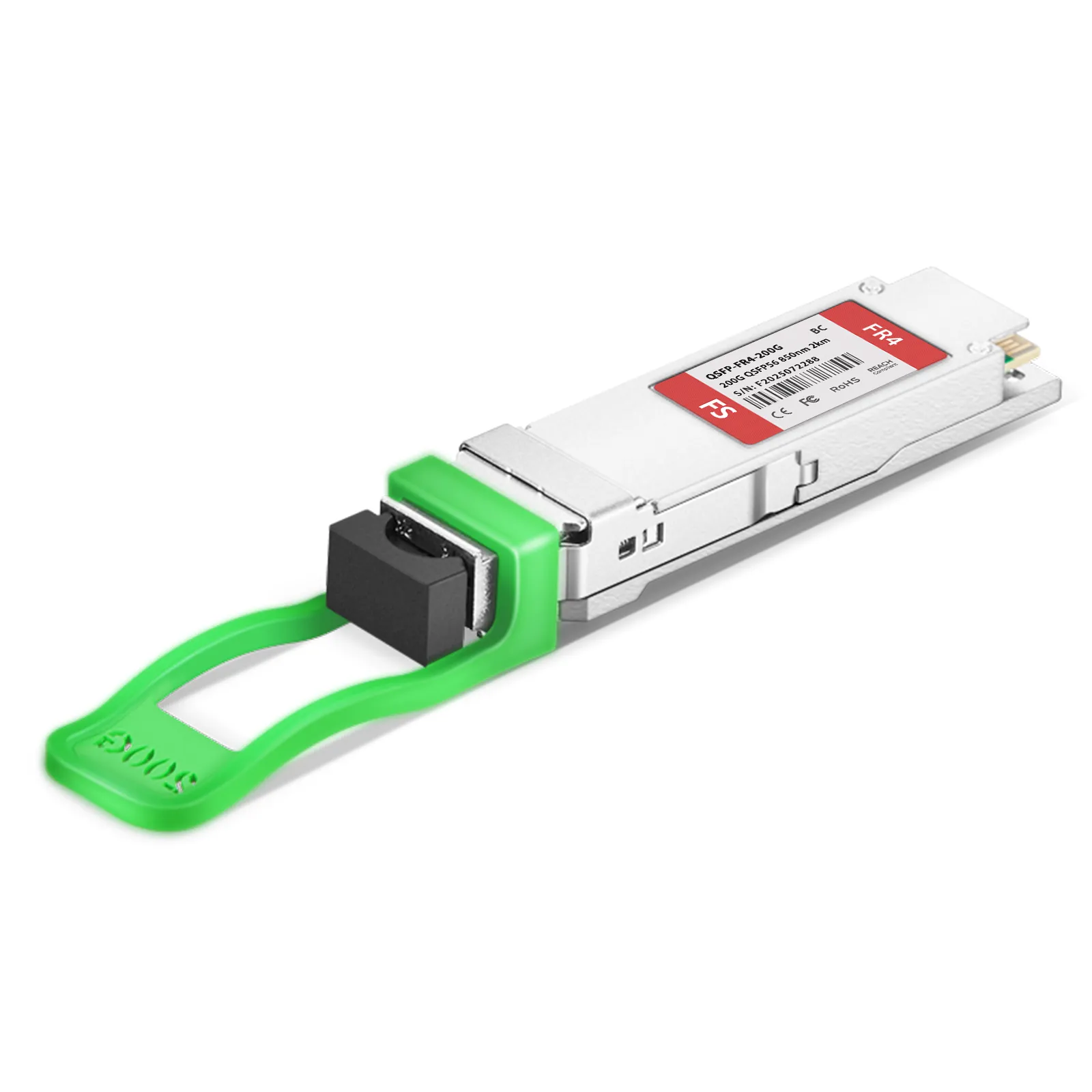 Broadcom Compatible 200GBASE-FR4 QSFP56 1310nm 2km DOM Duplex LC/UPC ...