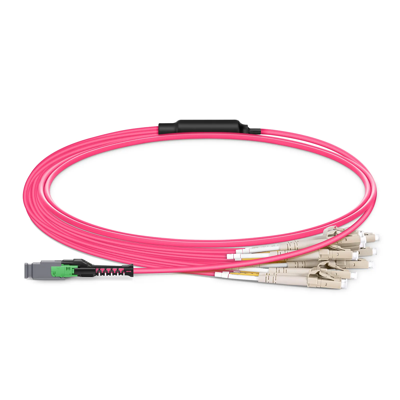 1m (3ft) MMC Harness, MMC-16 APC (Female) to 8 x LC UPC Duplex, 16 ...
