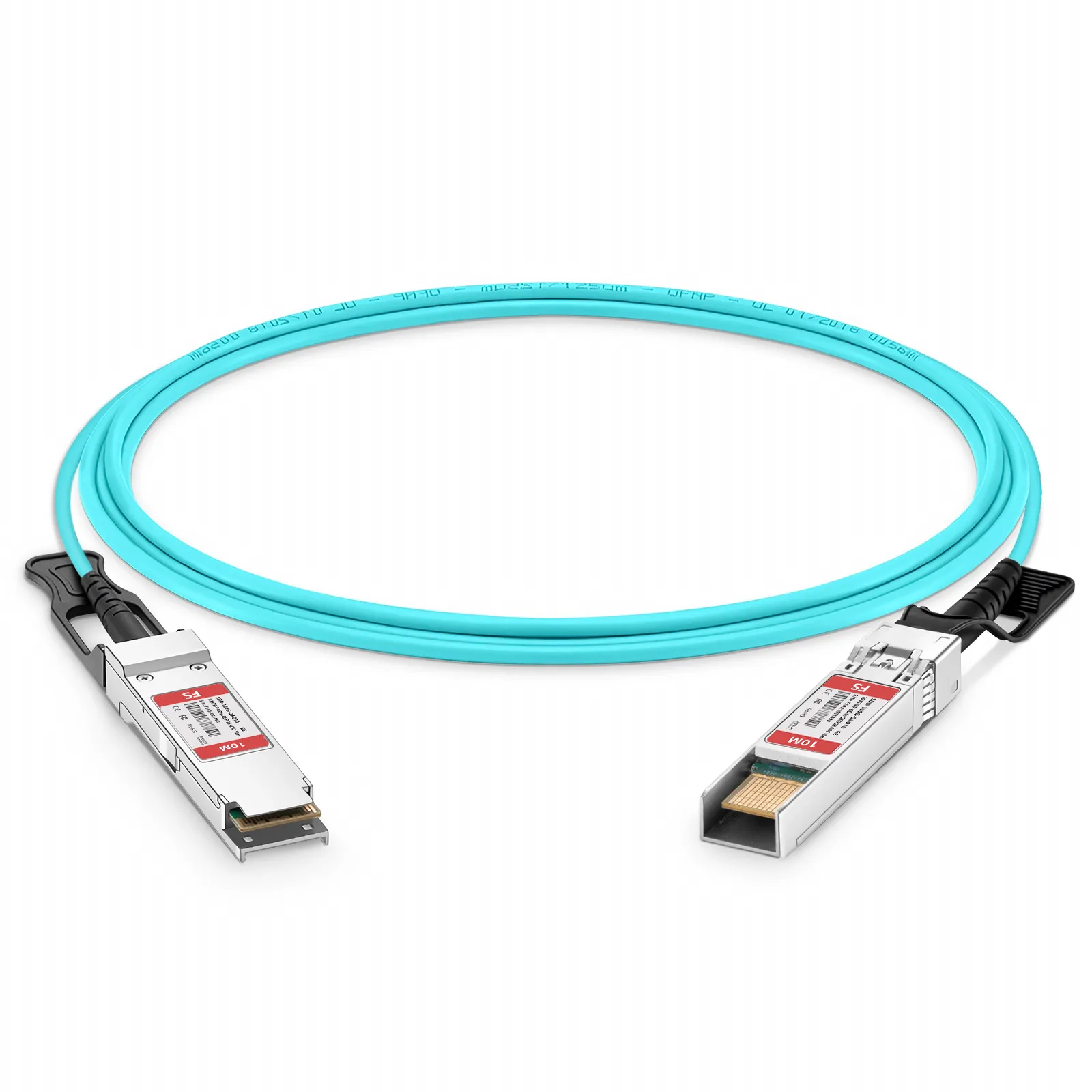 10m(33ft) Generic Compatible 100G SFP-DD to QSFP28 Active Optical Cable ...