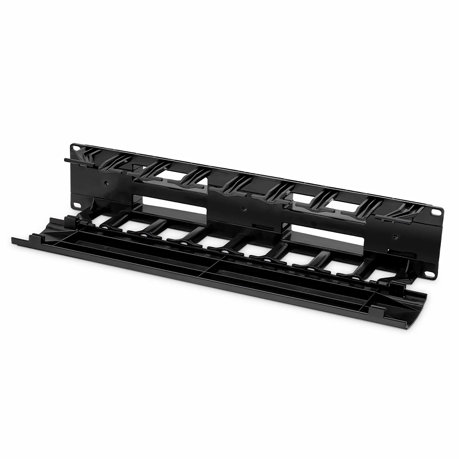 Horizontal Single Sided Manager, 2RU, Finger Duct with Cover, 4.21 in ...