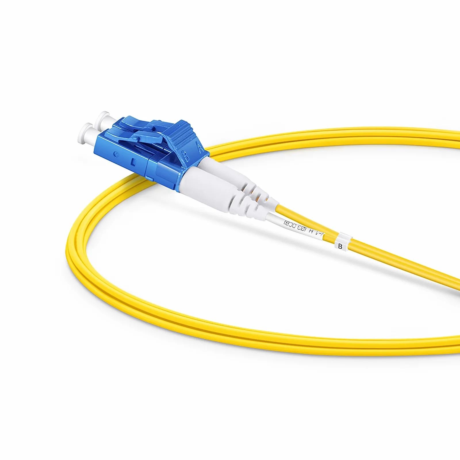 Customized Length Fiber Patch Cable, 2 Fibers, LC UPC Duplex to SC UPC ...