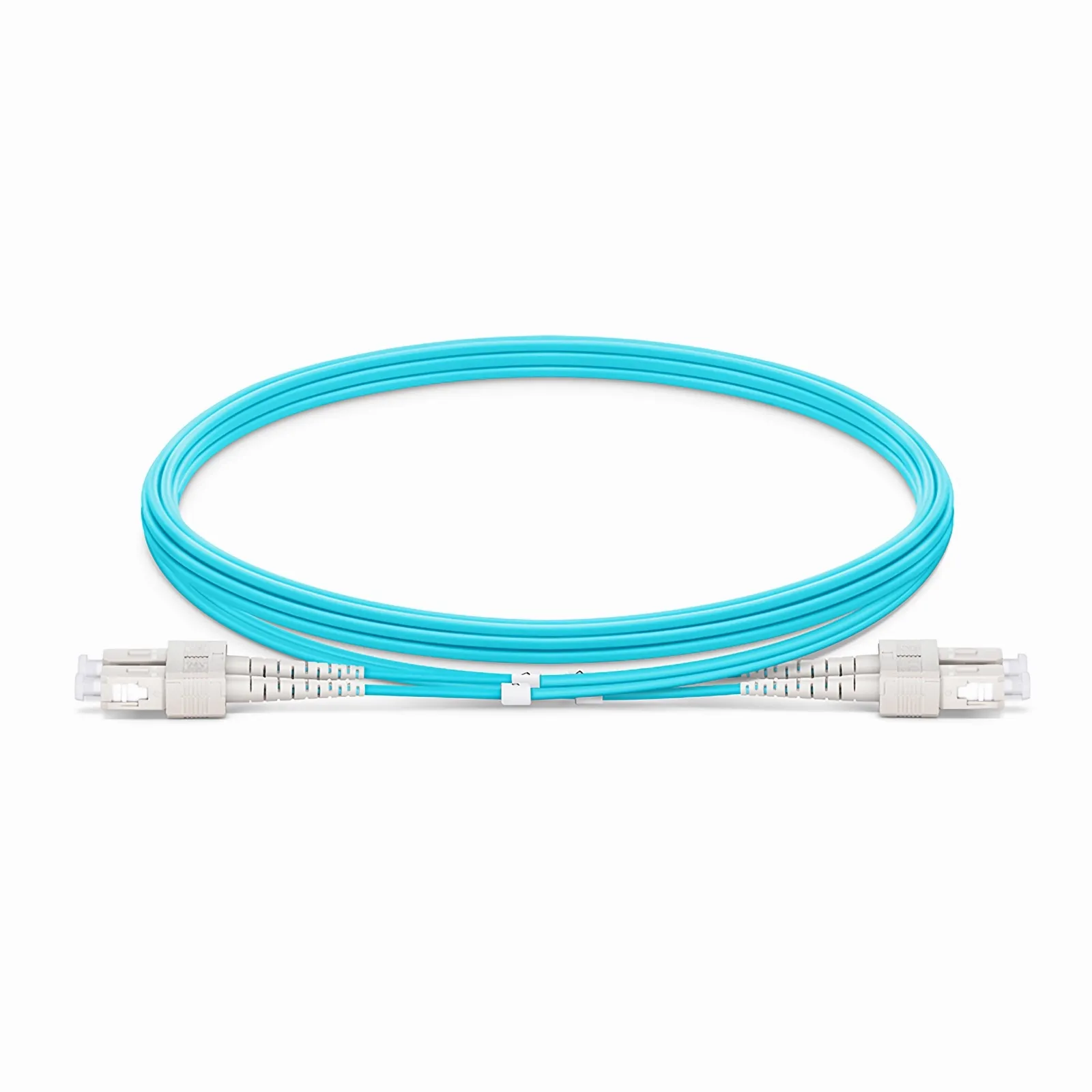 3m (10ft) Fiber Patch Cable, 2 Fibers, SC UPC Duplex to SC UPC Duplex ...