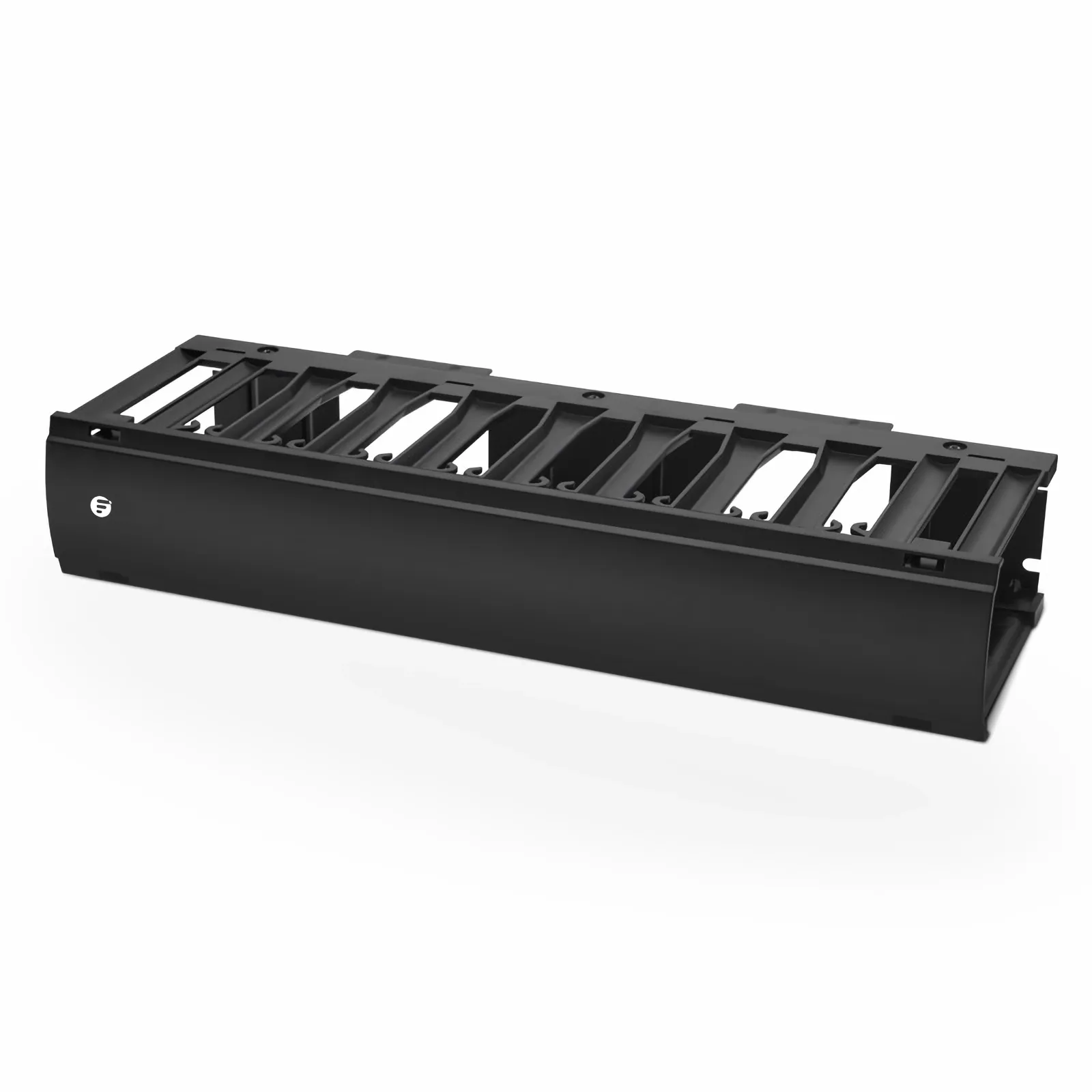 Horizontal Single Sided Manager, 2RU, Finger Duct with Cover, 6.65 in ...