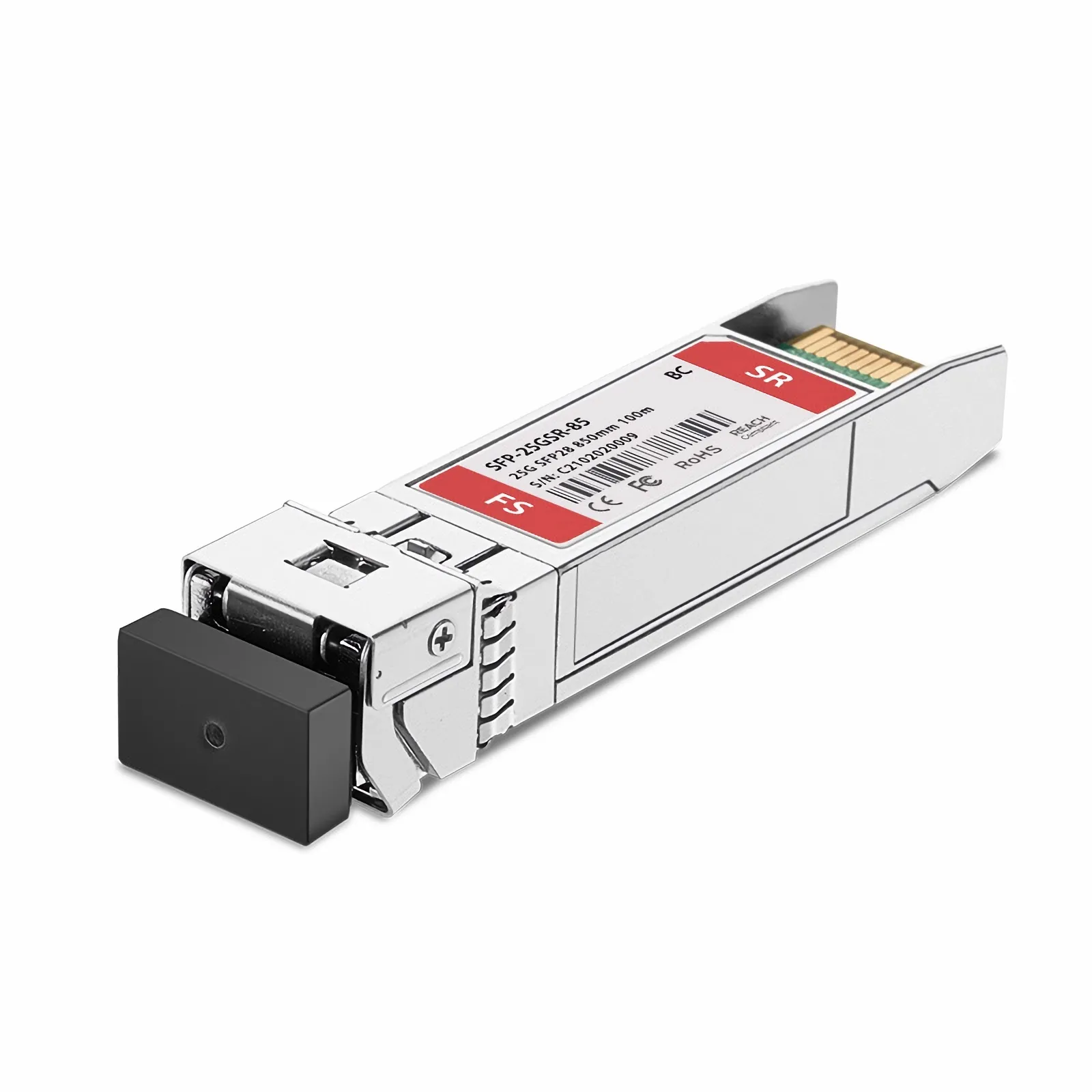 Broadcom Compatible 25GBASE-SR SFP28 850nm 100m DOM Duplex LC/UPC MMF ...