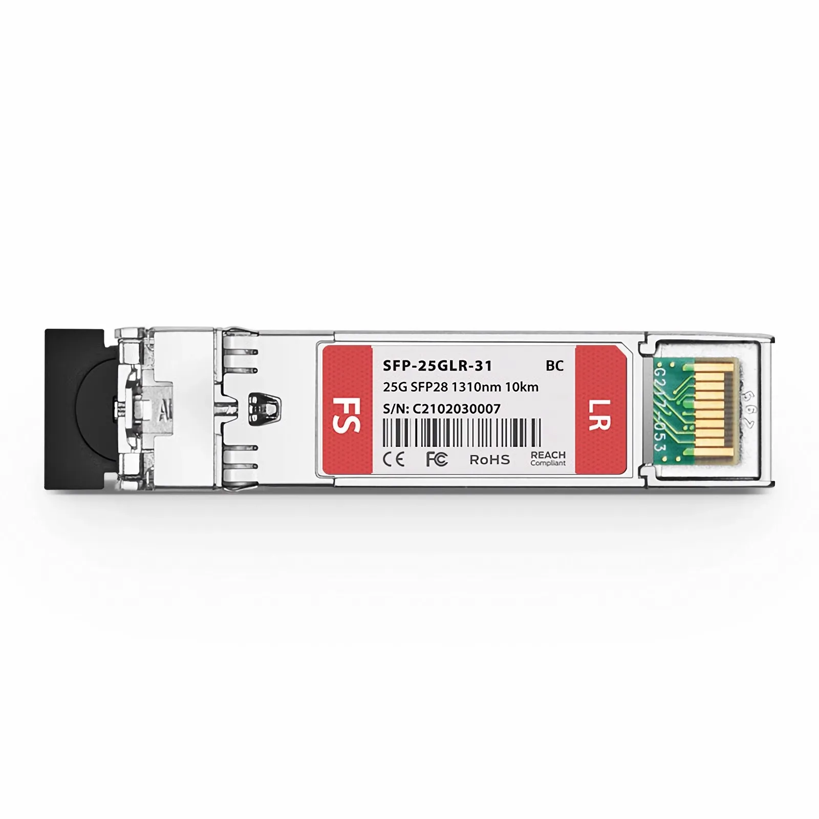 Broadcom Compatible 25GBASE-LR SFP28 1310nm 10km DOM Duplex LC/UPC SMF ...