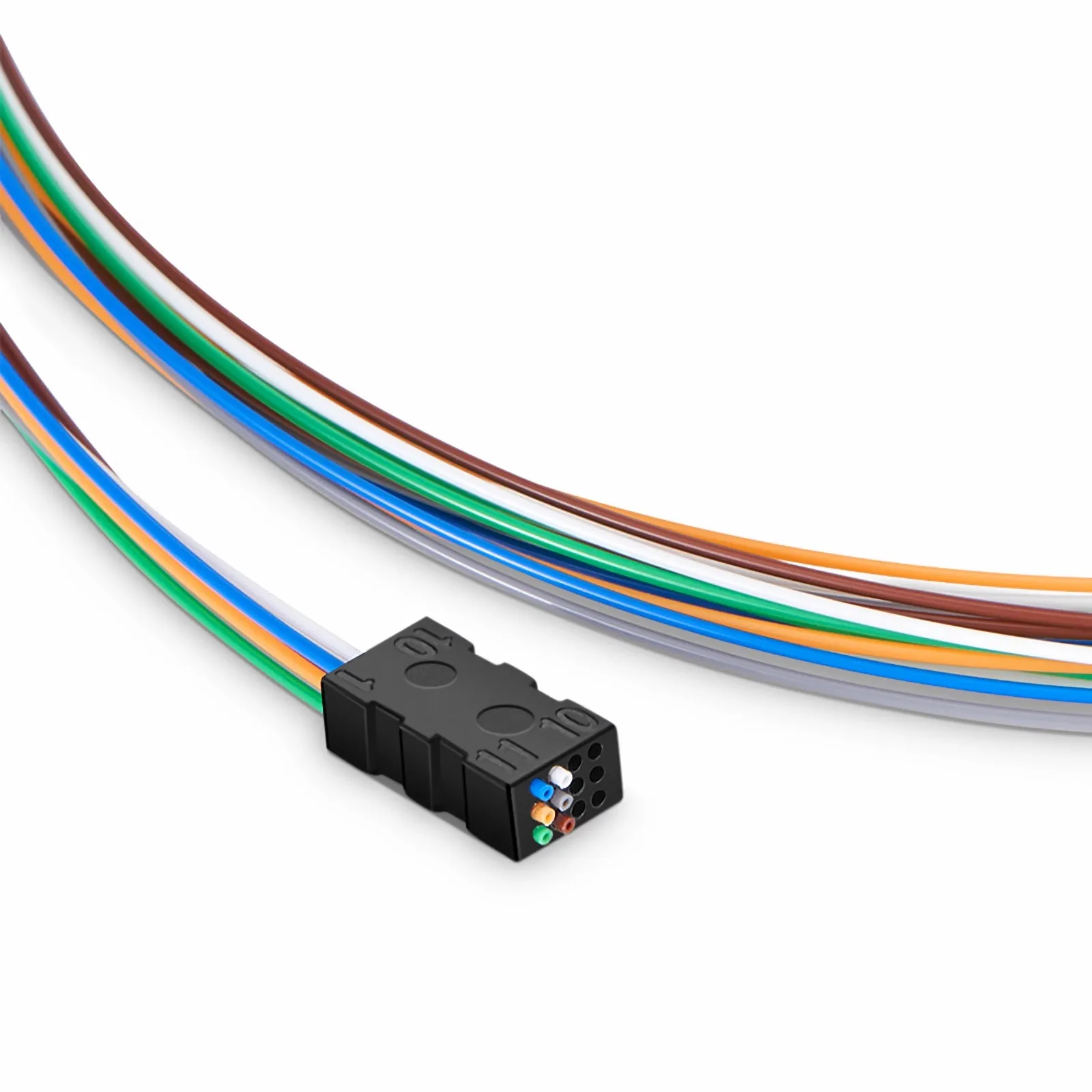 6 Fibers Buffer Tube Color-coded Fan-out Kit, for Round Cable, Indoor ...