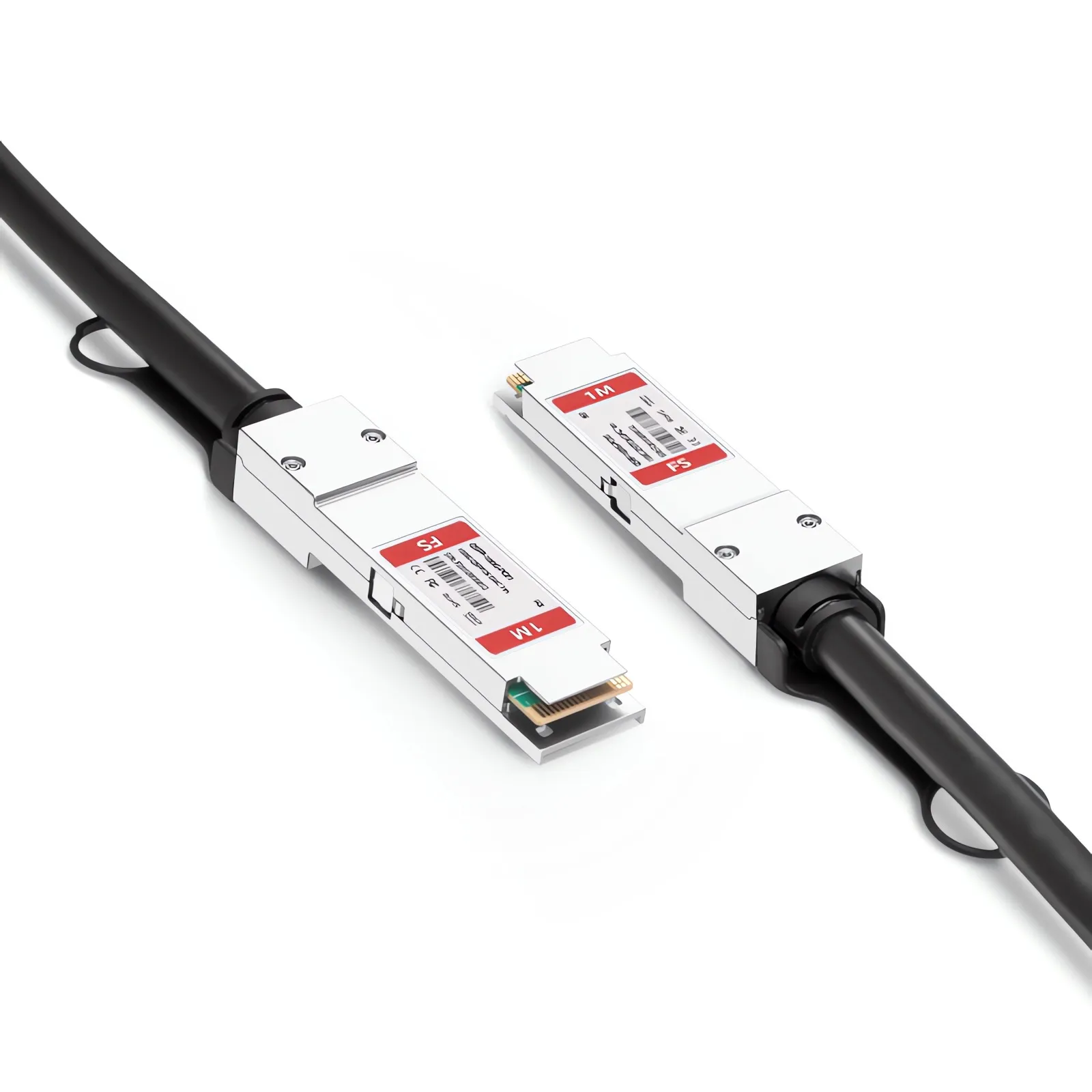 1m (3ft) H3C Compatible 100G QSFP28 4 x 25G NRZ Passive Direct Attach ...