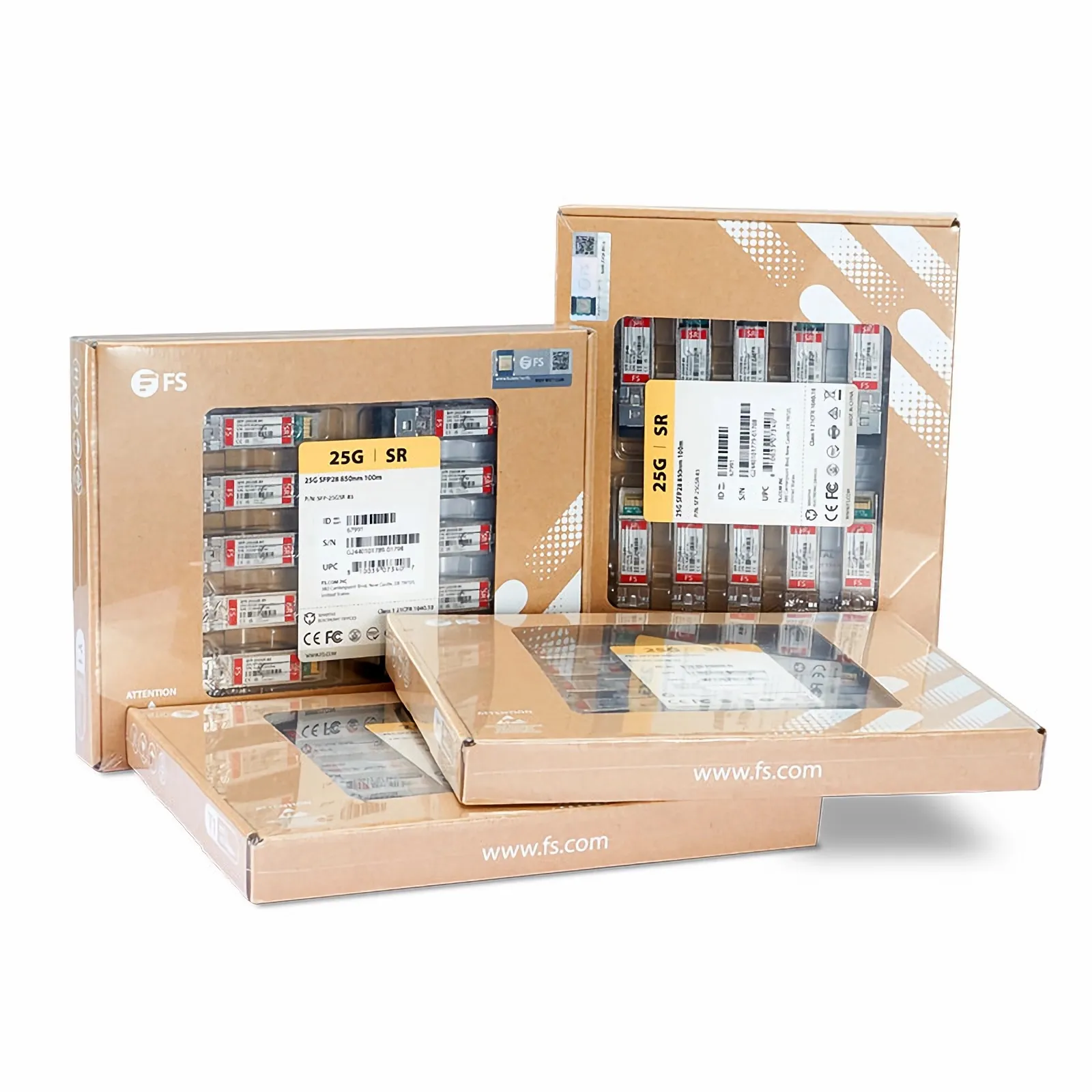 Broadcom Compatible 25GBASE-SR SFP28 850nm 100m DOM Duplex LC/UPC MMF ...