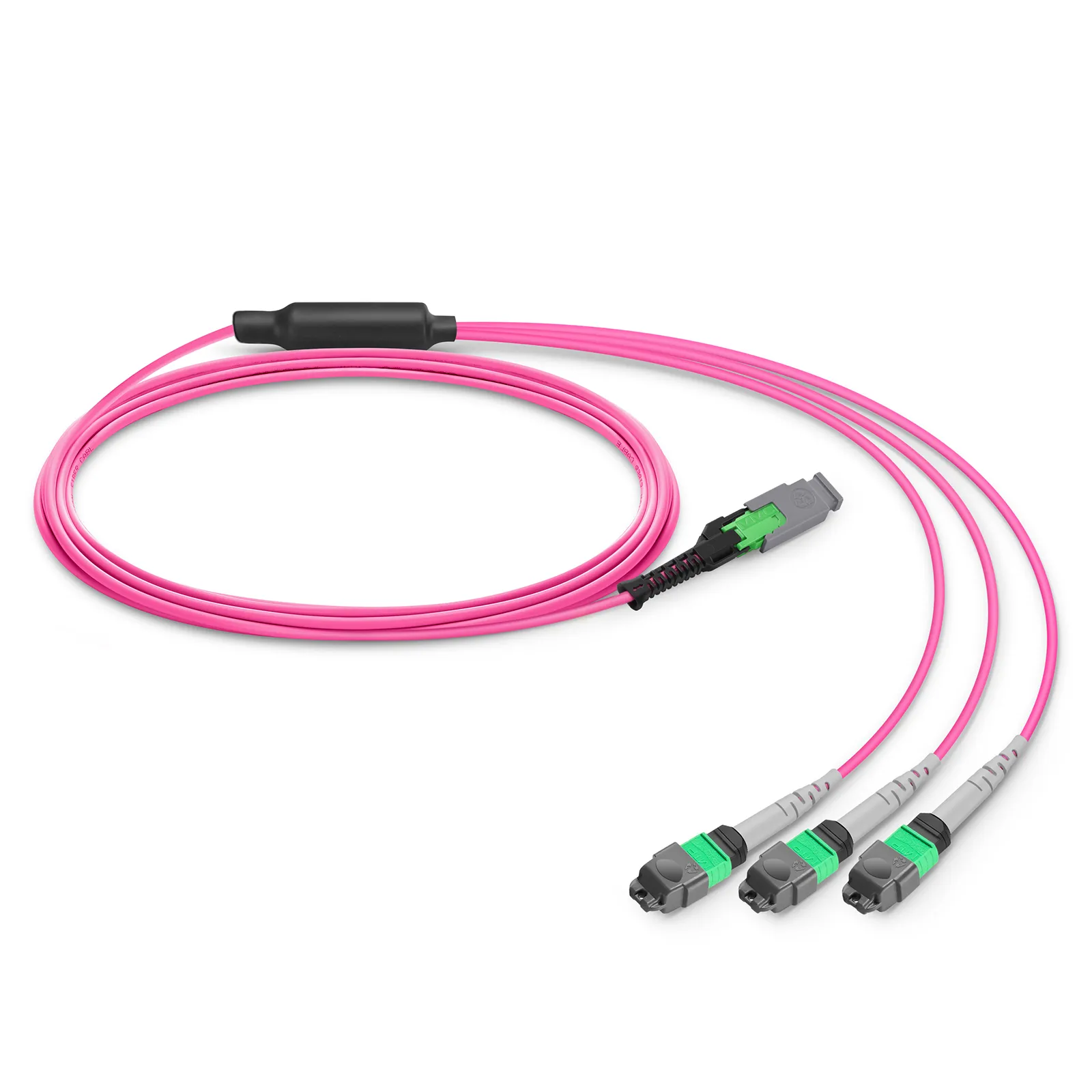 2m (7ft) MMC Breakout Cable, MMC-24 APC (Female) to 3 x MTP®-8 APC ...