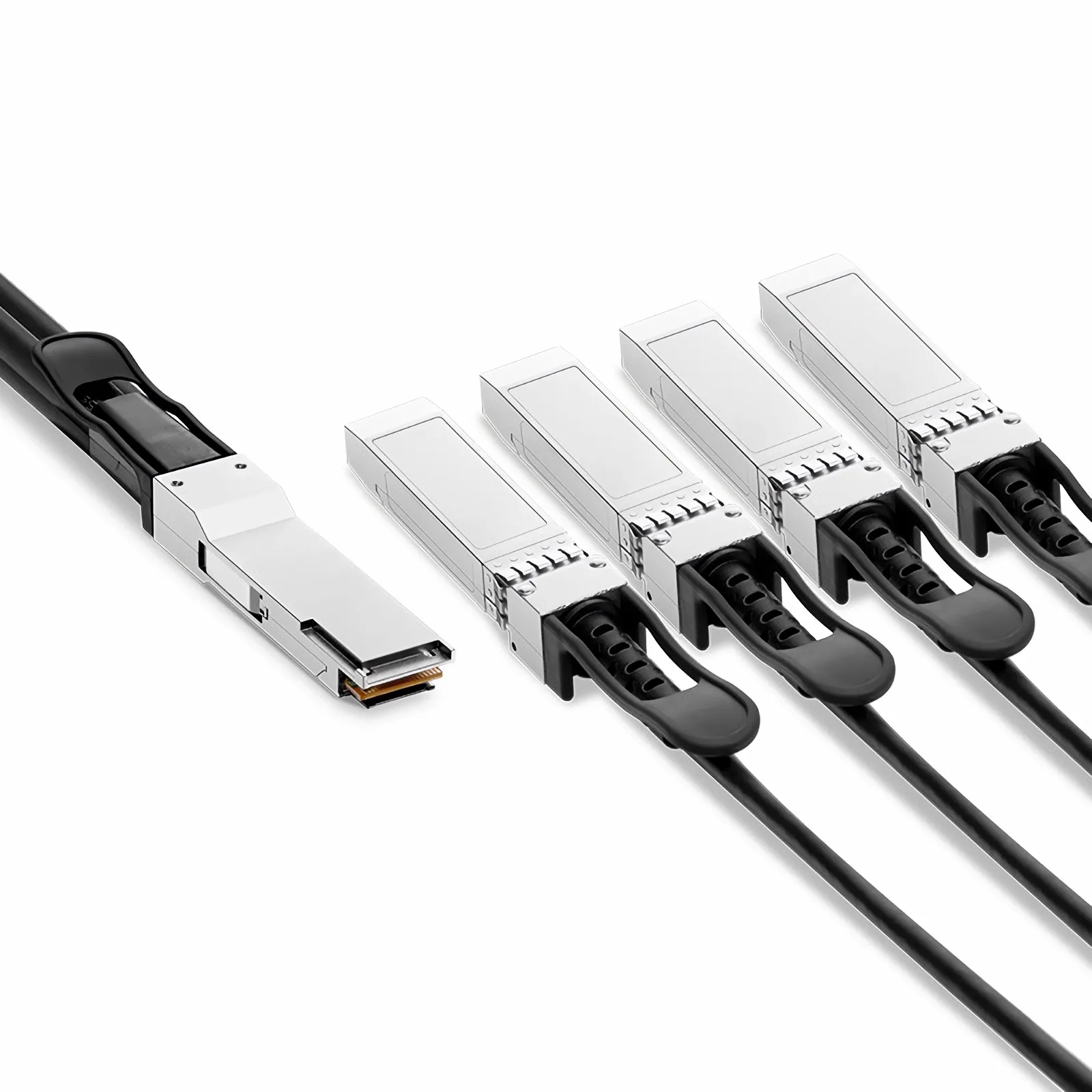 200GbE QSFP56 Breakout Cable - 0.5m Generic 200G QSFP56 to 4x SFP56 DAC ...