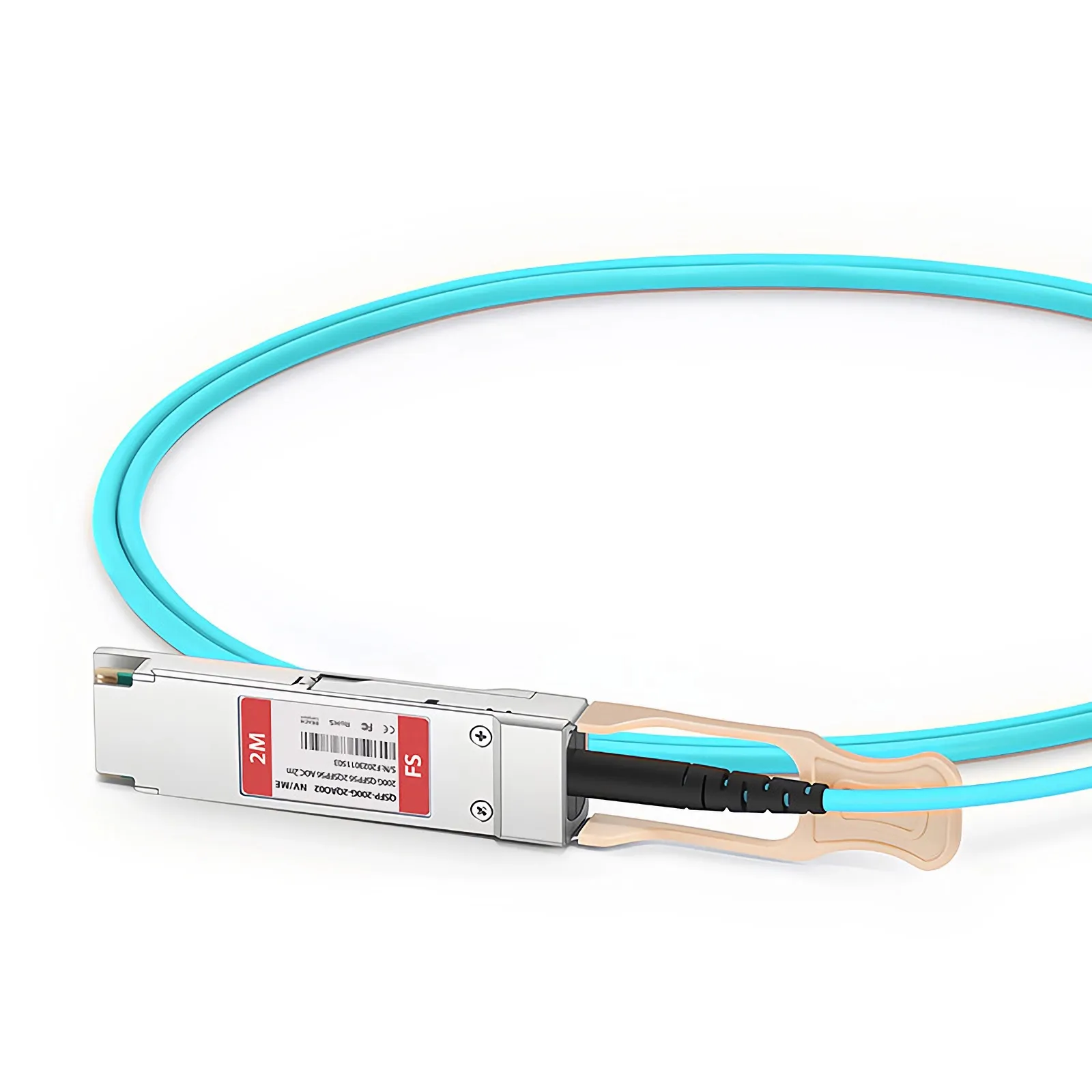 2m (7ft) NVIDIA/Mellanox MFS1S50-V002E Compatible 200G QSFP56 to 2 x ...