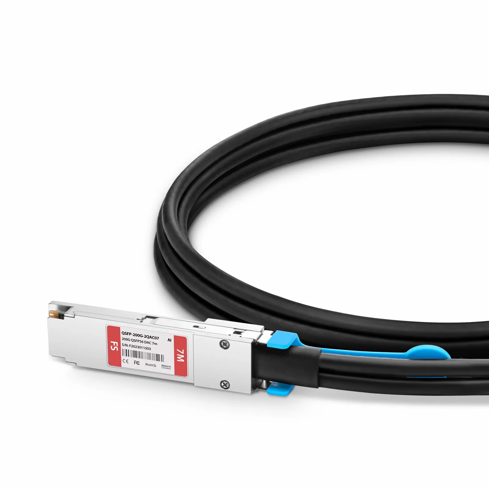 7m (23ft) Arista Networks Compatible 200G QSFP56 to 2 x 100G QSFP56 ...