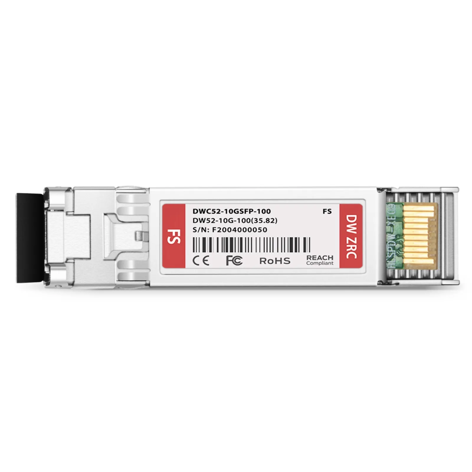 C52 Compatible SFP+ 10G DWDM 1535.82nm 100GHz 100km DOM Duplex LC/UPC ...