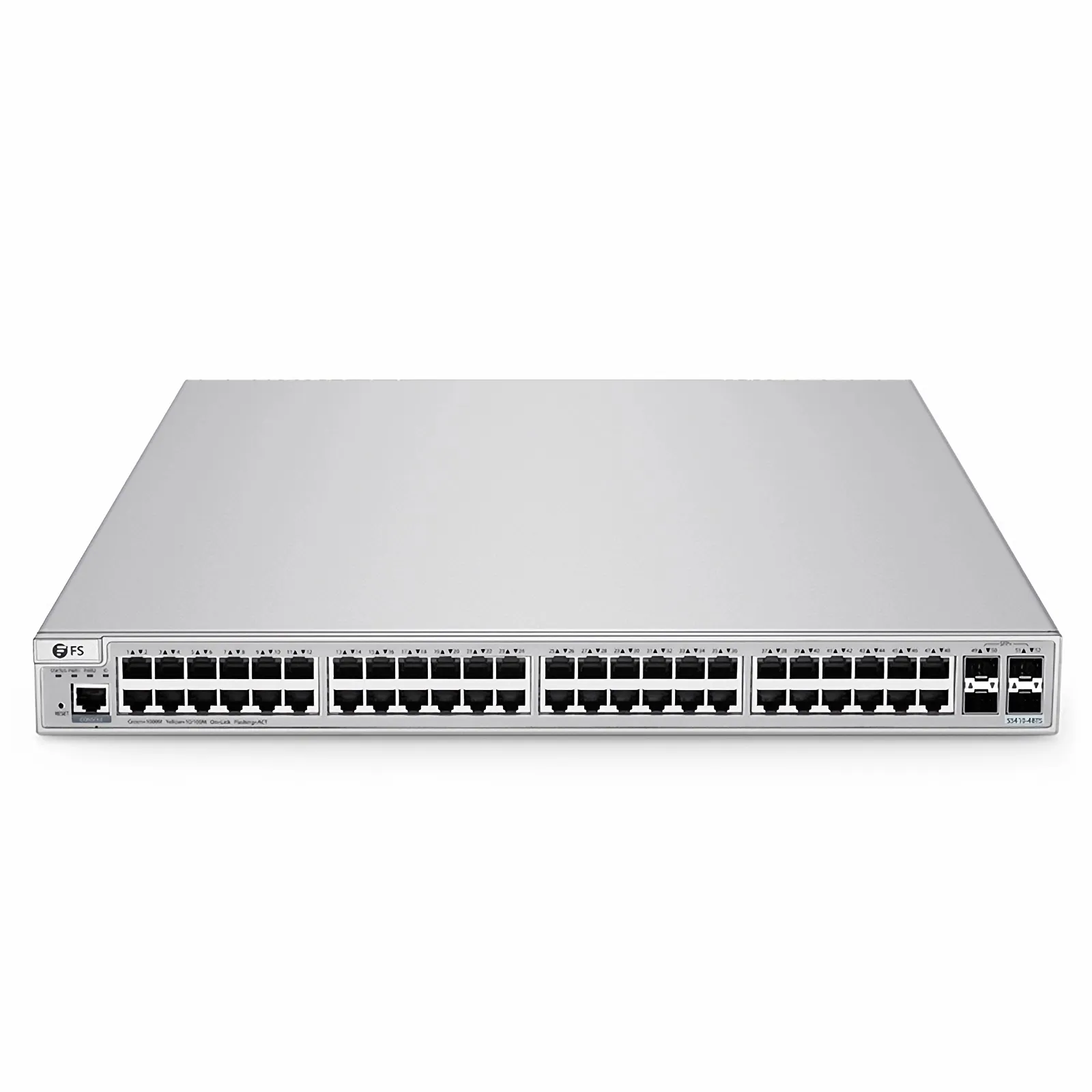 S3410-48TS 48-Port L2+ Managed Gigabit PicOS® Switch - FS.com
