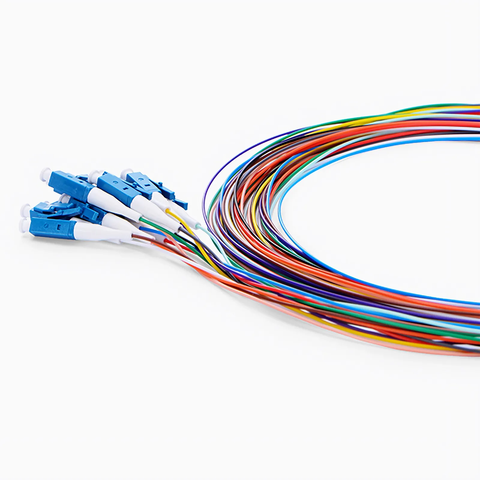 LC UPC Fiber Pigtail Single Mode Color-Coded 1m - FS.com