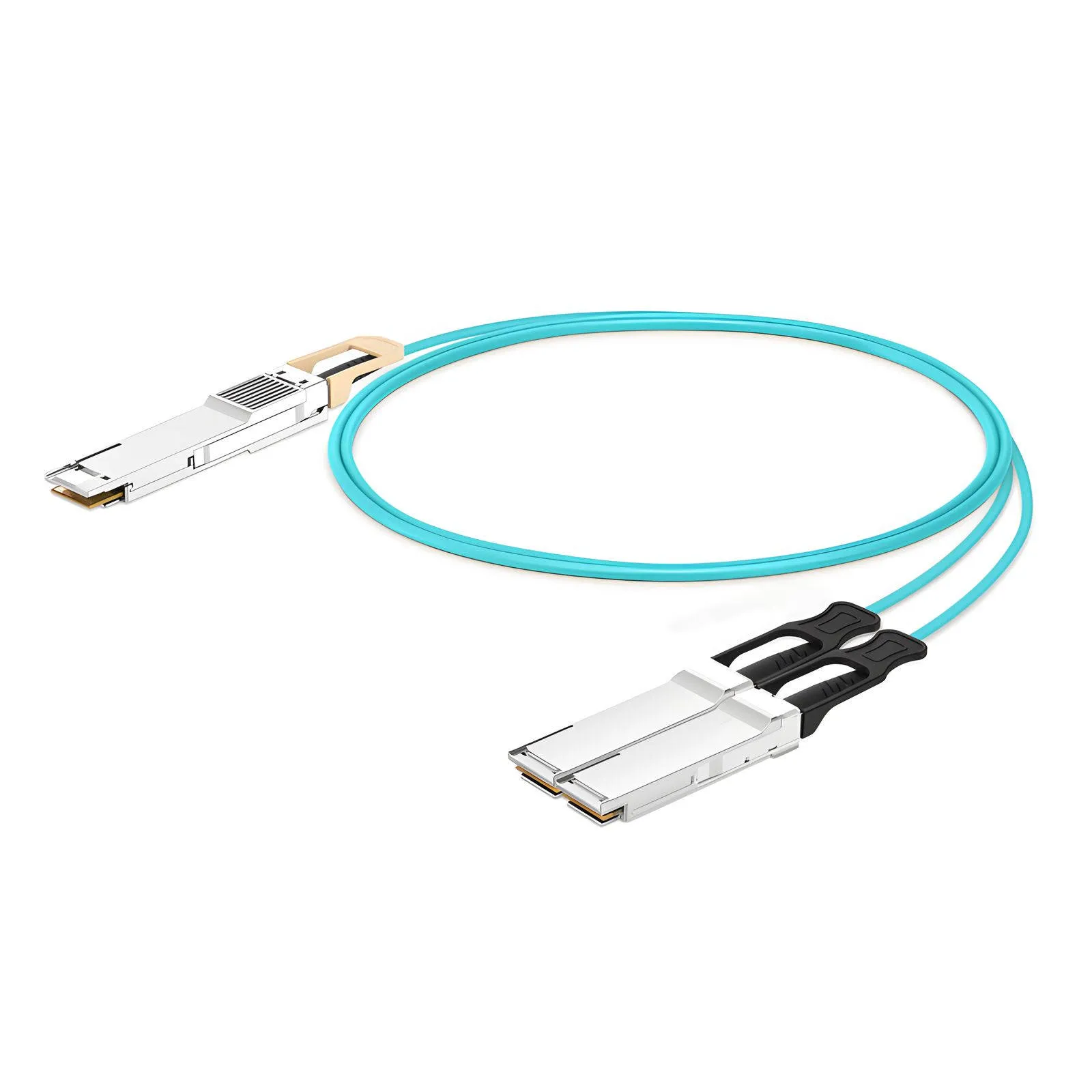5m (16ft) Dell AOC-Q28DD-2Q28-100G-5M Compatible 200G QSFP-DD 8 x 25G ...