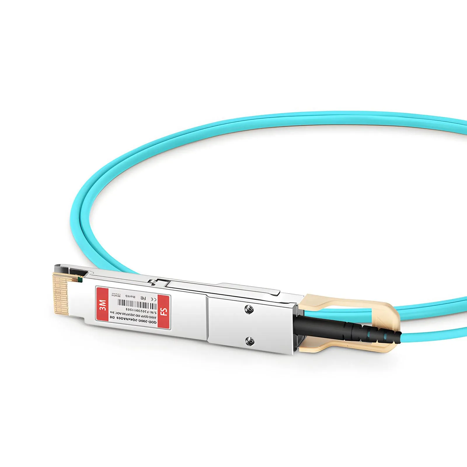 3m (10ft) Dell AOC-Q28DD-2Q28-100G-3M Compatible 200G QSFP-DD to 2 x ...