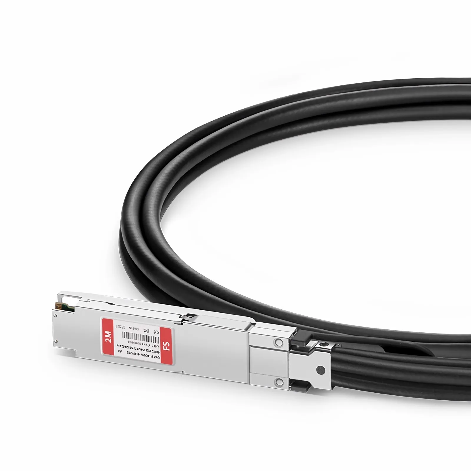 2m (7ft) Arista Compatible 400G OSFP Finned Top to 4 x 100G QSFP56 2 x ...