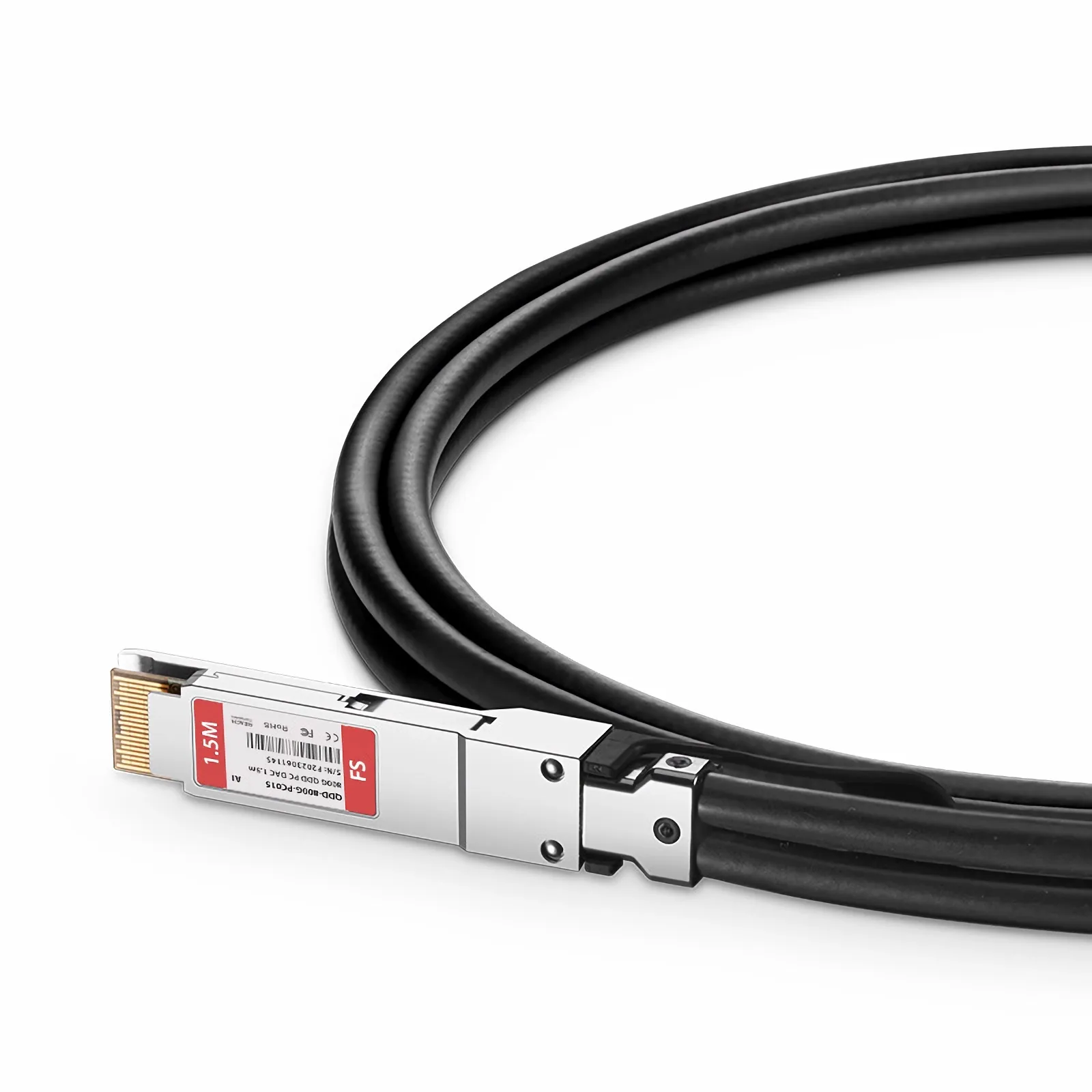 1.5m (5ft) Arista Networks C-D800-D800-1.5M Compatible 800G QSFP-DD ...
