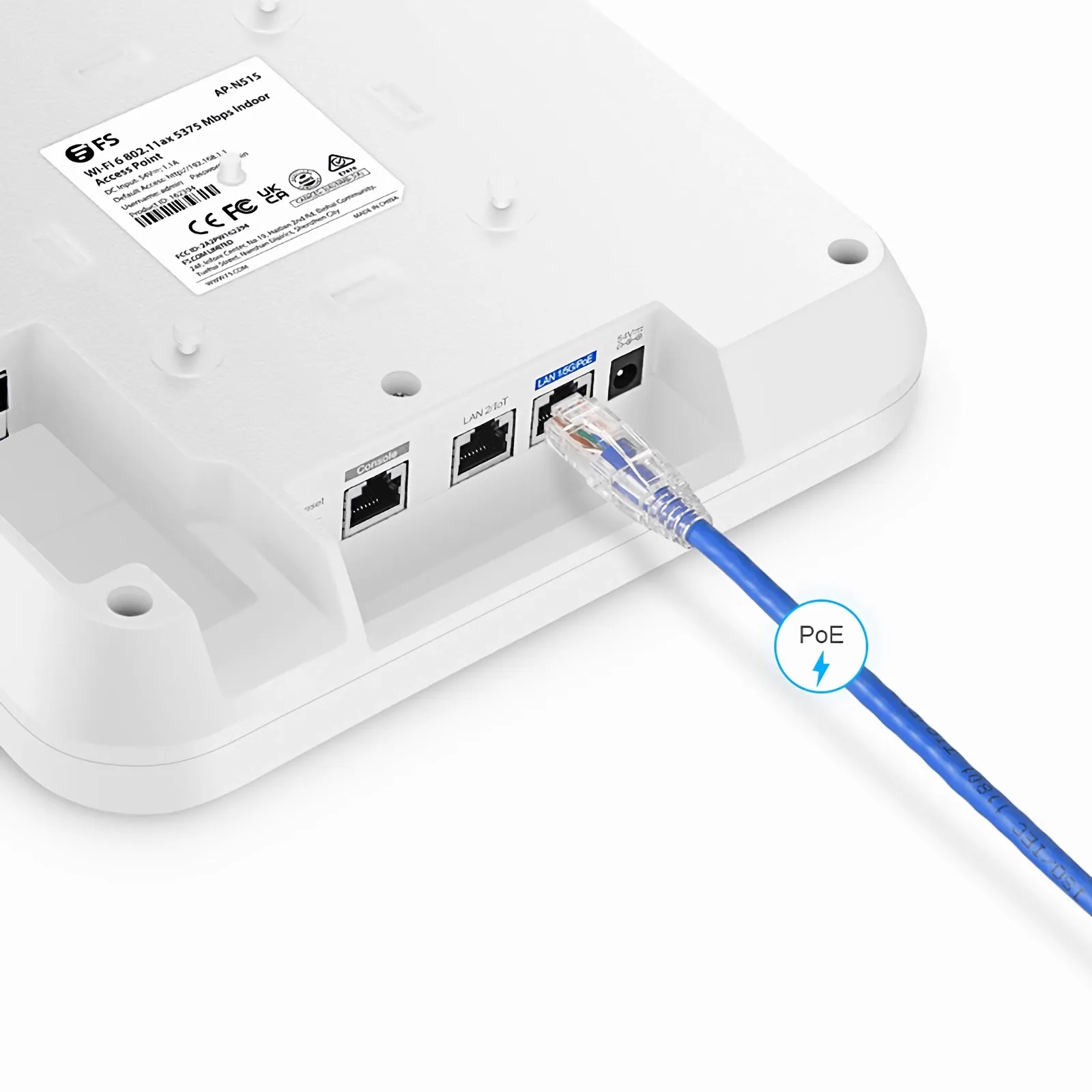 AP-N515 Dual Radios 4 x 4 MU-MIMO Wi-Fi 6 Indoor Access Point - FS.com