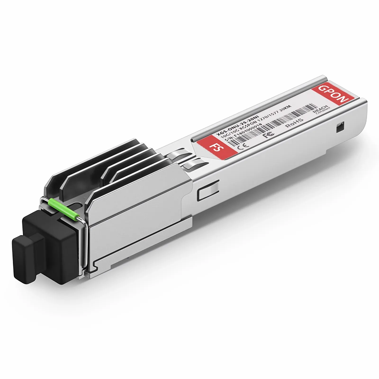 XGSPON ONU Stick with MAC SFP+ 1270nm-TX/1577nm-RX 9.953G-TX/9.953G-RX Class N1 20km DOM Simplex ...