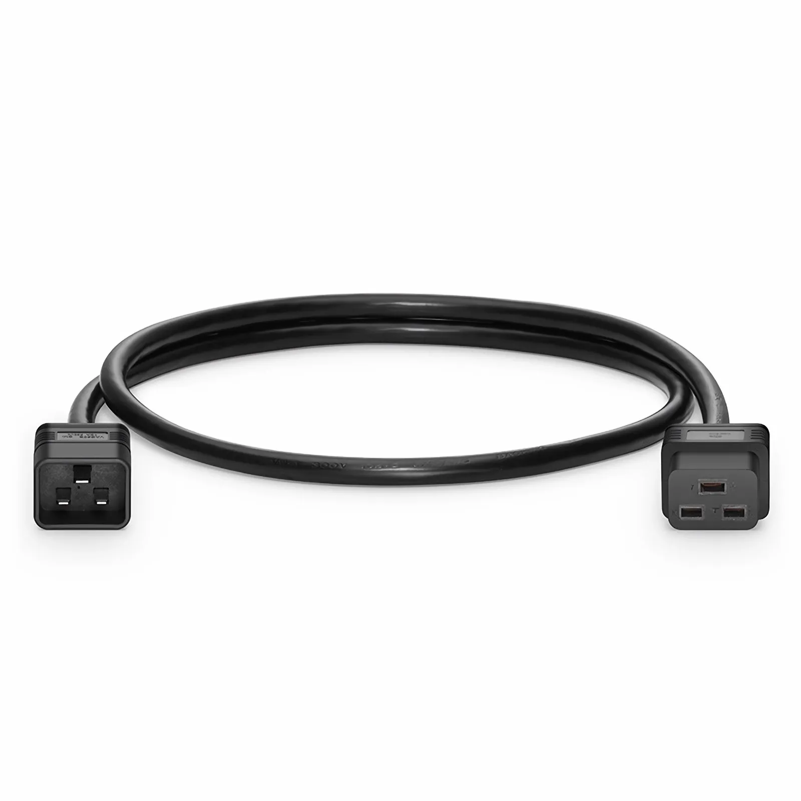 4ft (1.2m) IEC60320 C20 to IEC60320 C19 12AWG 250V/20A Power Extension ...