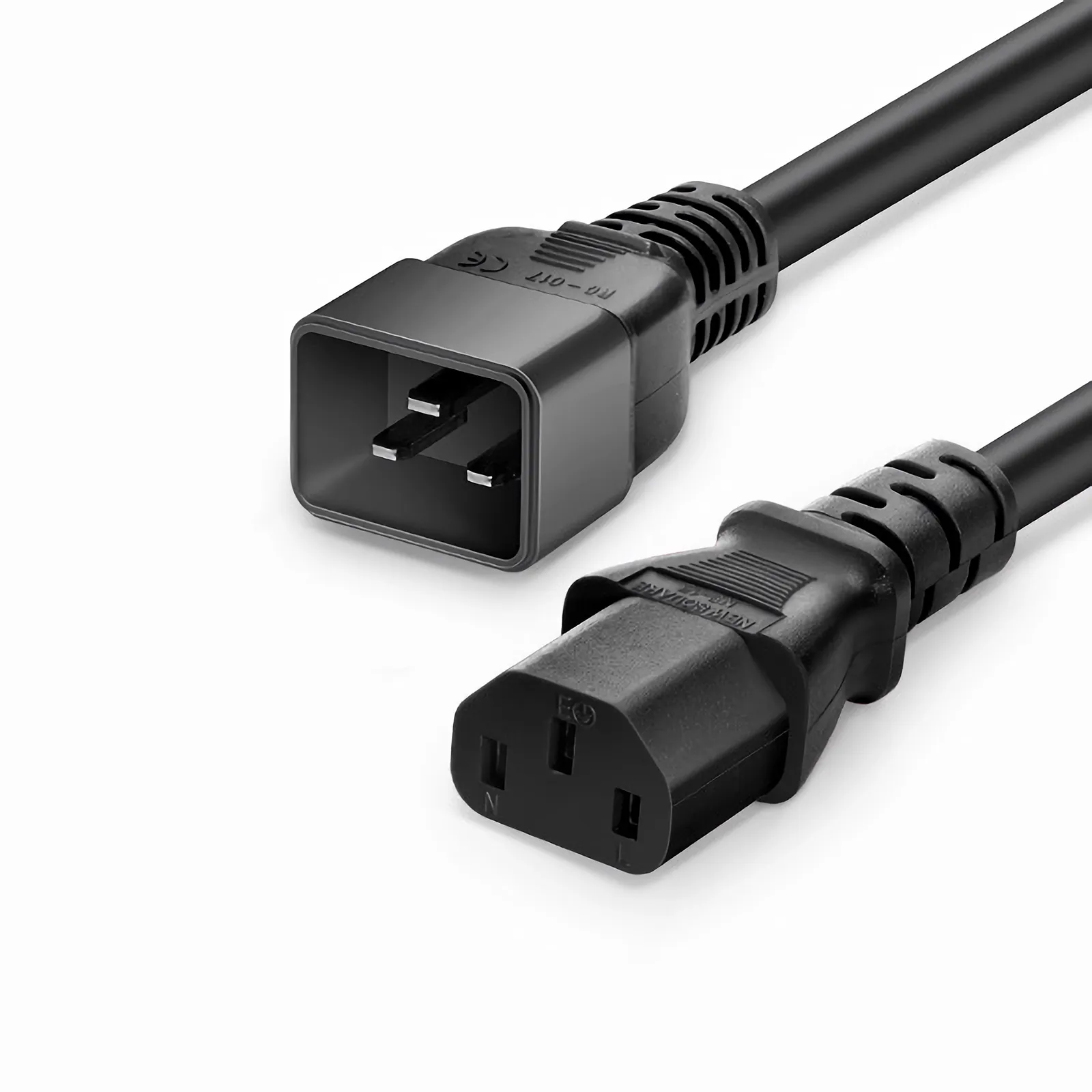 IEC320 C20 to C13 Power Cord, 14AWG, Black-10ft (3m) In Stock - FS.com Europe