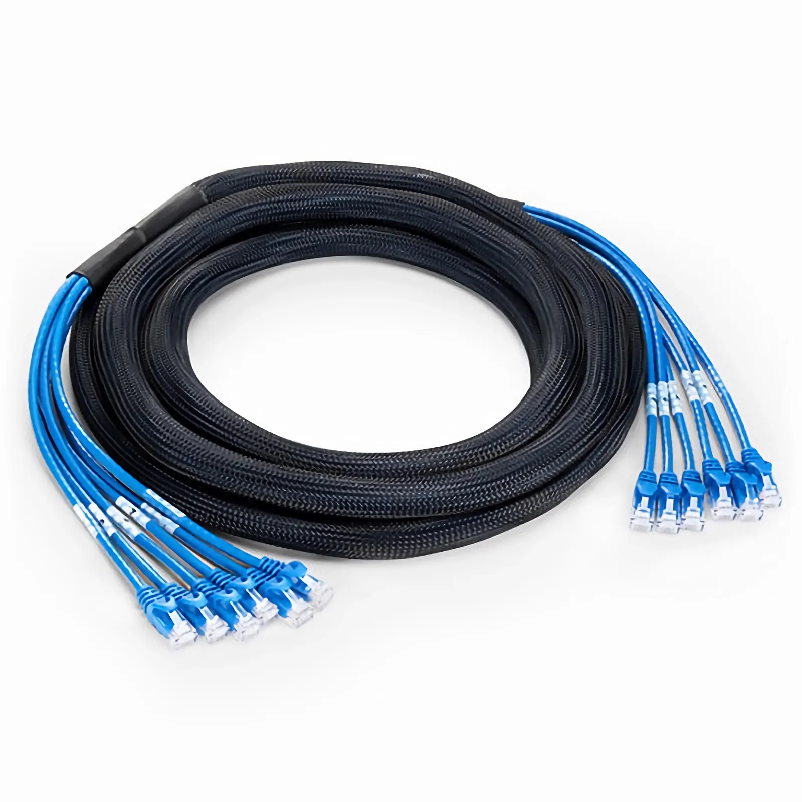 4.9m Pre-Terminated 6 Plug to 6 Plug Cat6 UTP Trunk Cables - FS.com