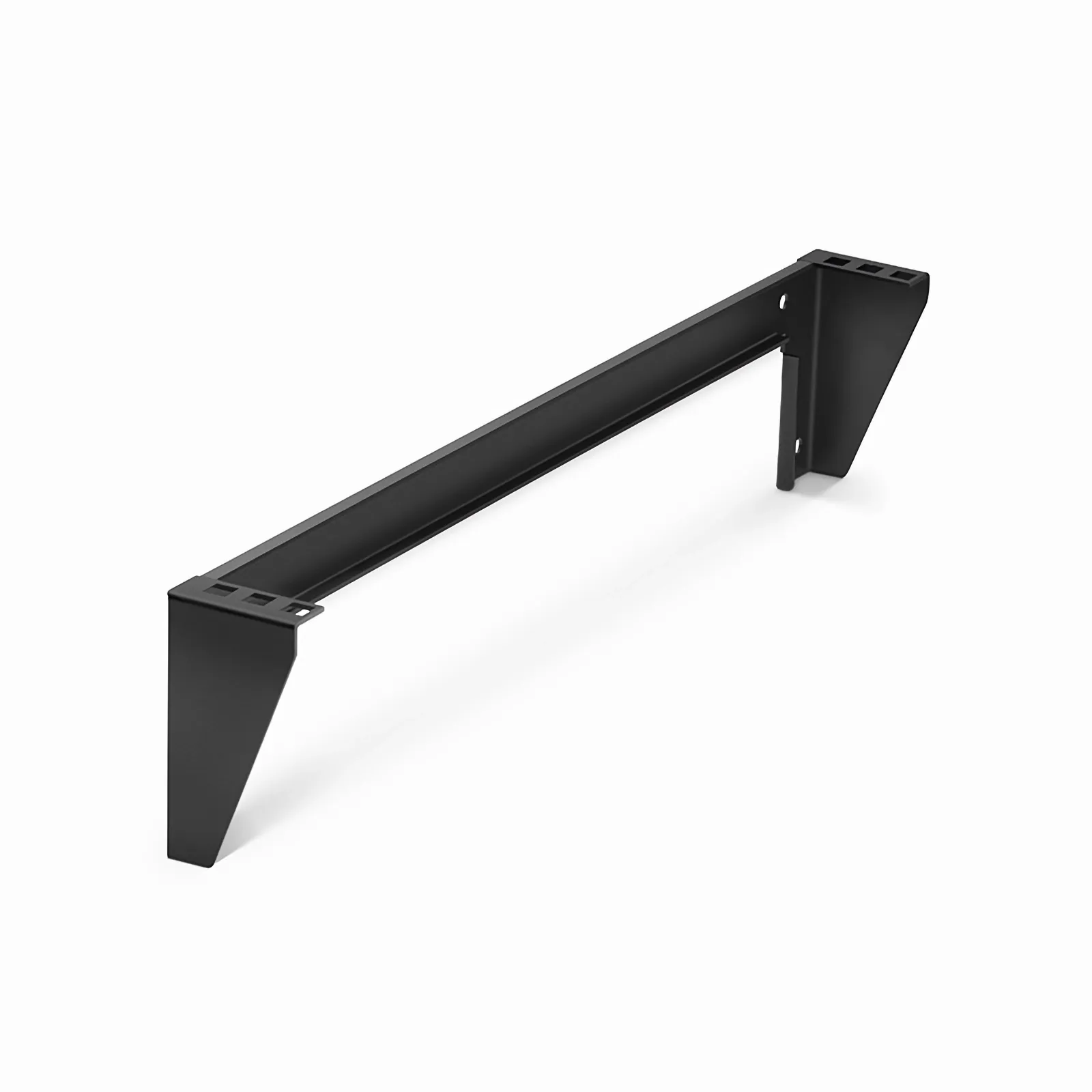 1U 19'' Vertical Wall Mount Rack Bracket for IT/AV/Network Equipment and Patch Panel - FS.com