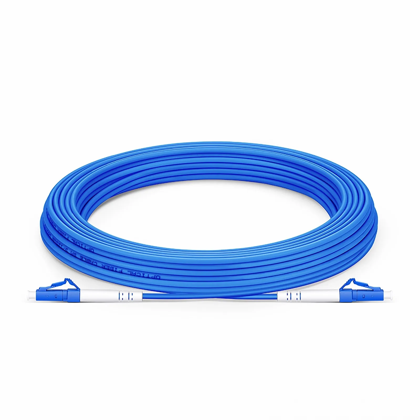 10m (33ft) Armored Fiber Patch Cable, 1 Fiber, LC UPC Simplex to LC UPC ...