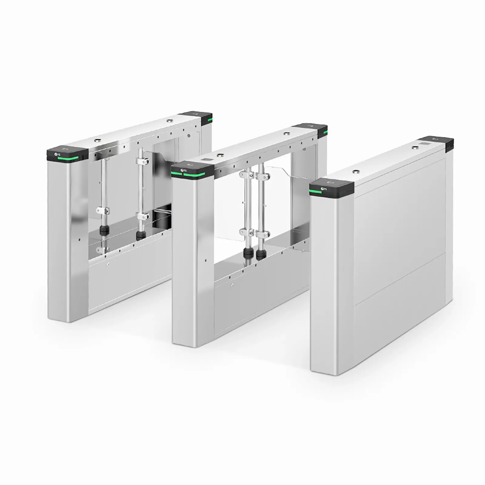 SWB950-L, Swing Barrier (Left Pedestal), 10mm PMMA/Stainless Steel Pipe ...