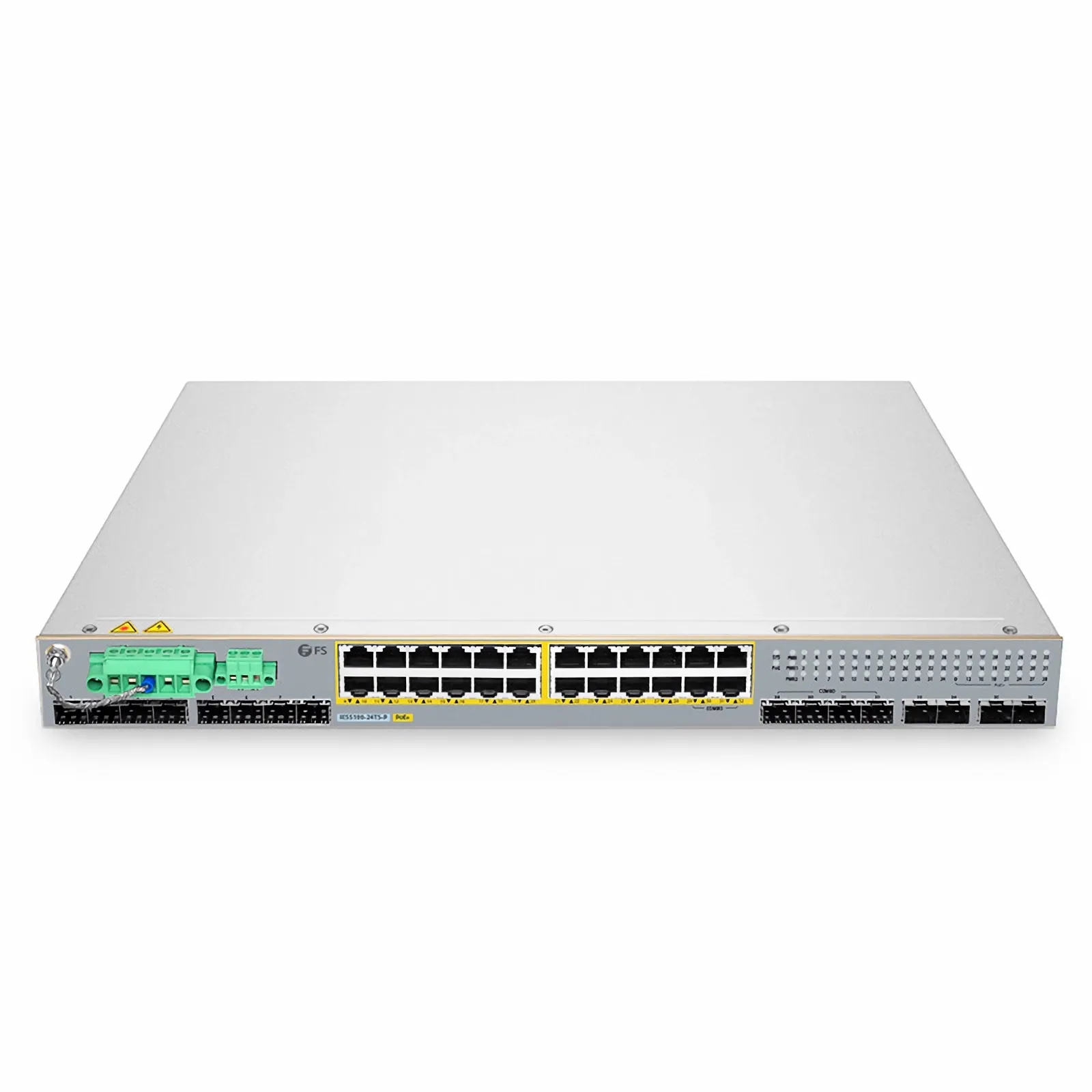 IES5100-24TS-P, 24-Port Gigabit Ethernet L2+ Managed Industrial PoE+ ...