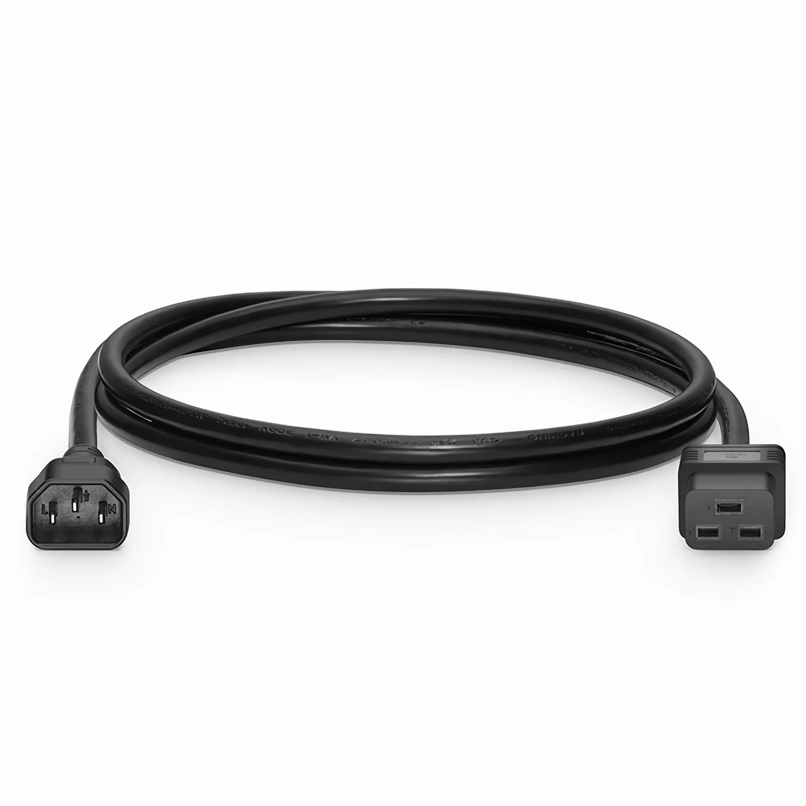 6ft (1.8m) IEC60320 C14 to IEC60320 C19 14AWG 250V/15A Power Cord ...