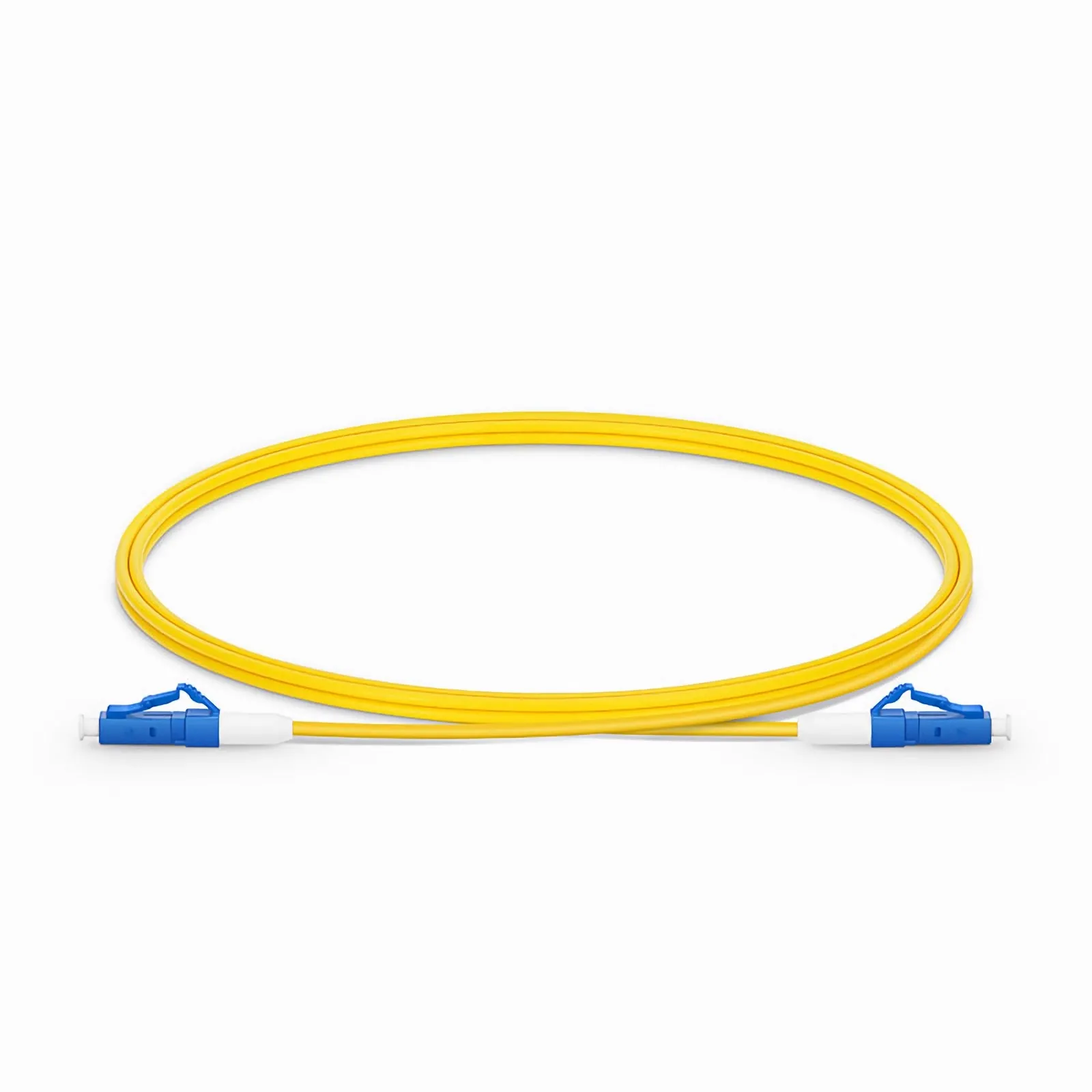 1m (3ft) Fiber Patch Cable, 1 Fiber, Short Boot, LC UPC Simplex to LC UPC Simplex, Single Mode ...