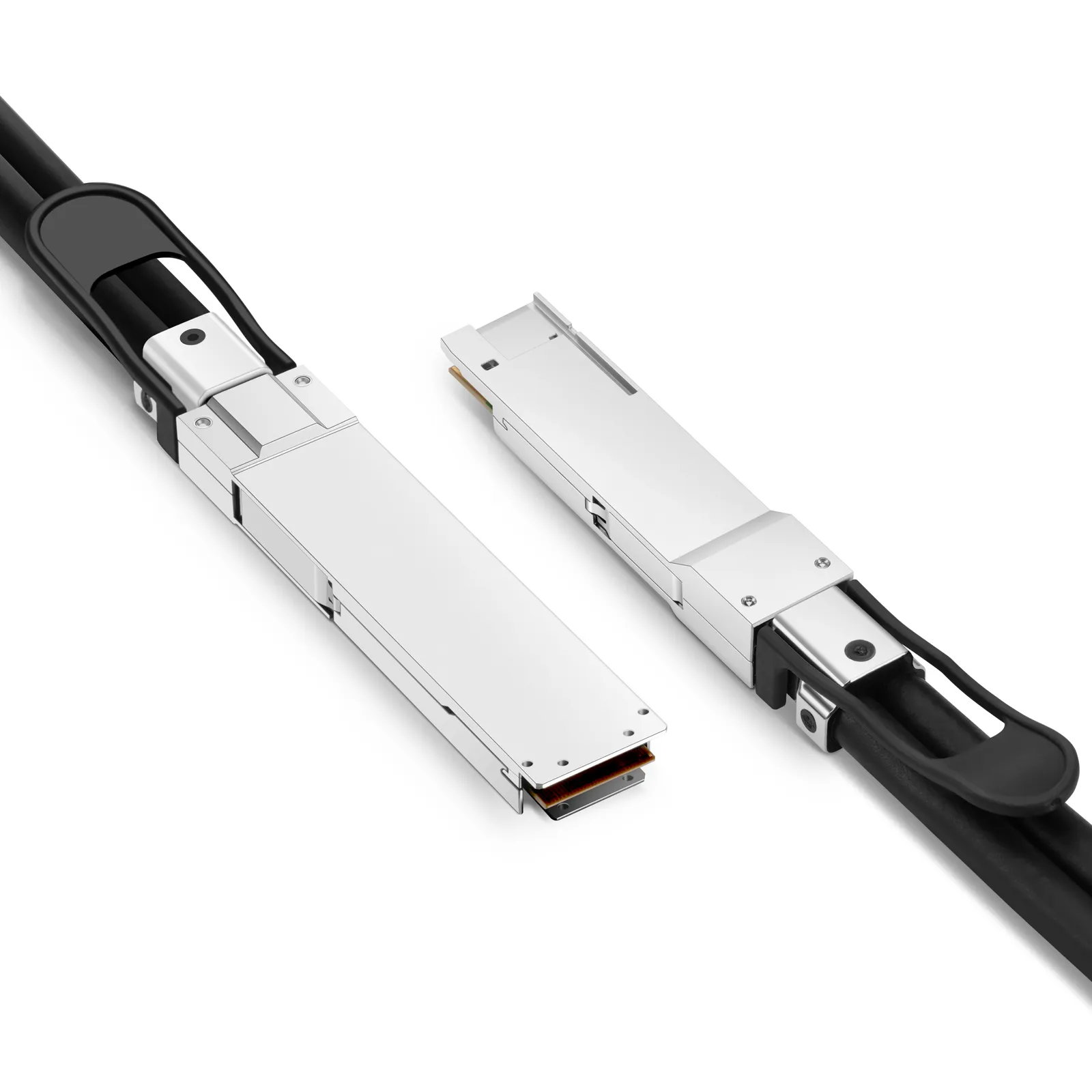 3m (10ft) Broadcom Compatible 400G OSFP Flat Top to 400G QSFP-DD Passive Direct Attach Copper ...