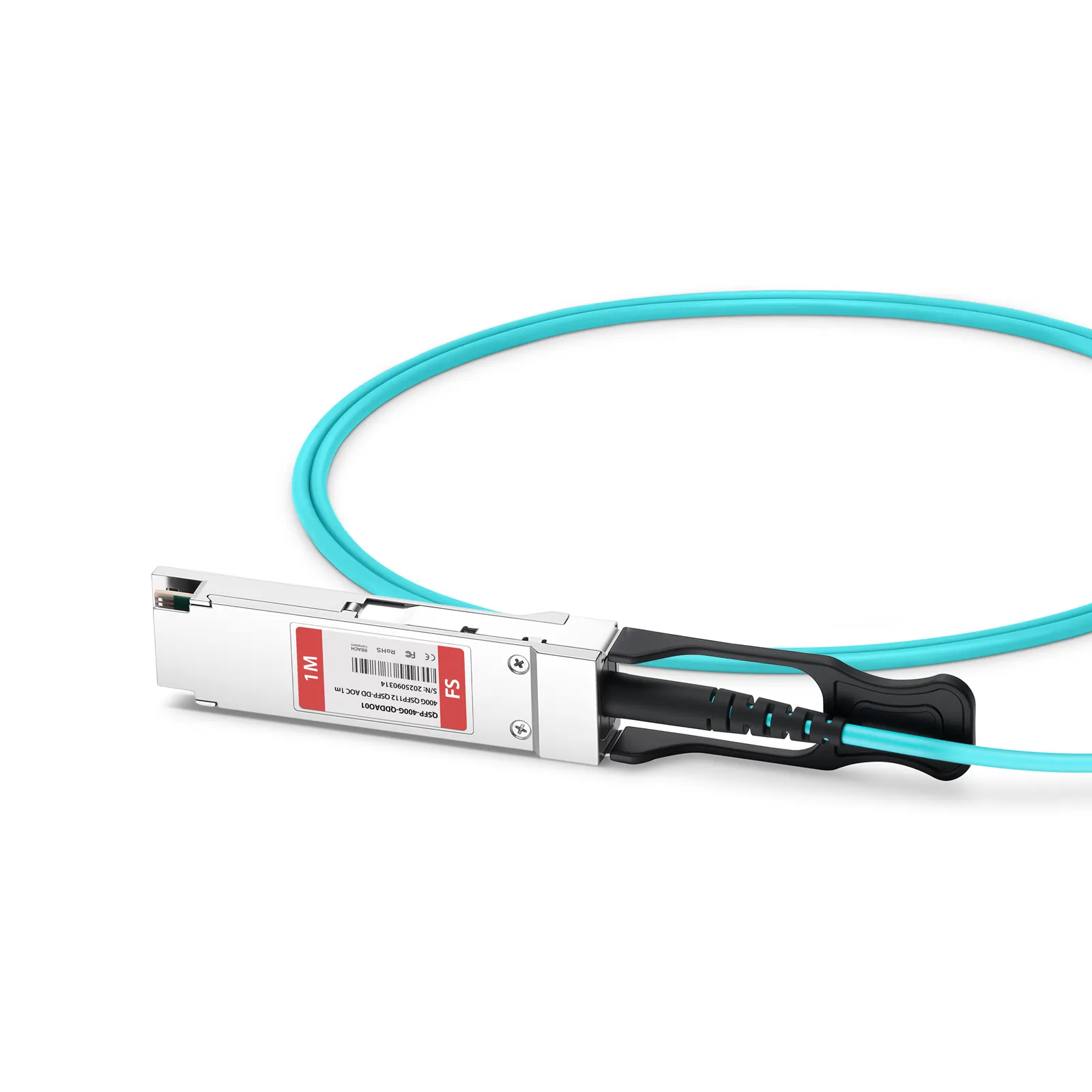 1m (3ft) Cisco Compatible 400G QSFP112 to 400G QSFP-DD Active Optical Cable - FS.com Australia