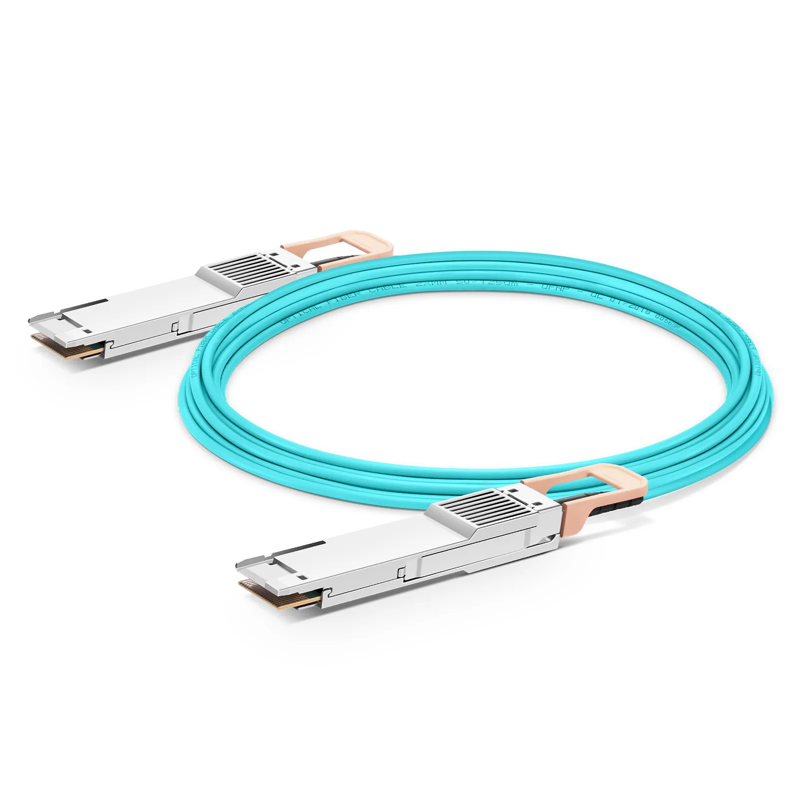 50m (164ft) Juniper Networks QDD-800G-AOC-50M Compatible 800G QSFP-DD Active Optical Cable - FS ...