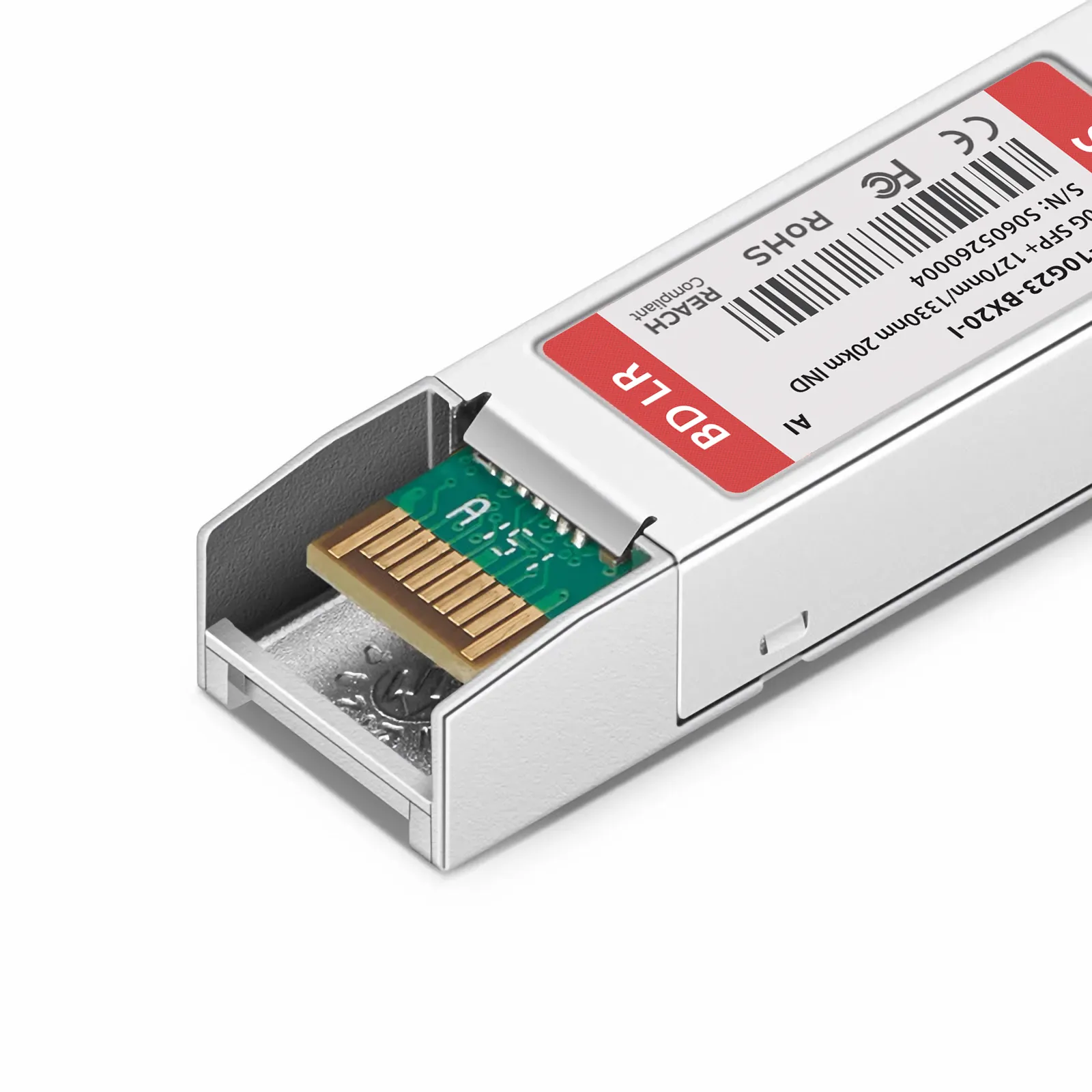 Arista Compatible 10GBASE-BX20-U BiDi SFP+ 1270nm-TX/1330nm-RX 20km DOM ...