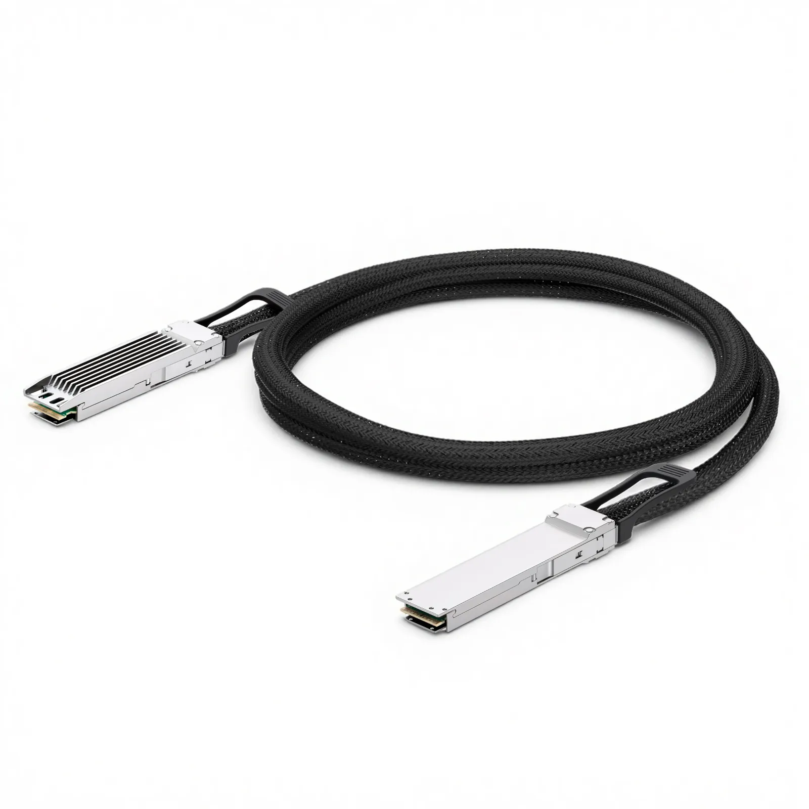 Customized 800G Twin-port OSFP Finned Top to Twin-port OSFP Flat Top Active Direct Attach Copper ...