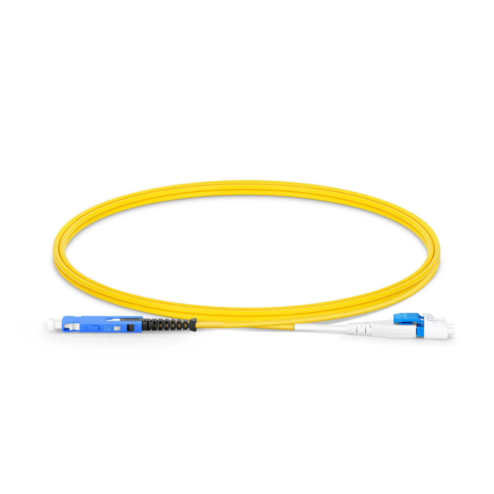 1m (3ft) Senko SN UPC to Flat Clip LC UPC Uniboot Duplex OS2 Single Mode Riser (OFNR) 1.6mm ...