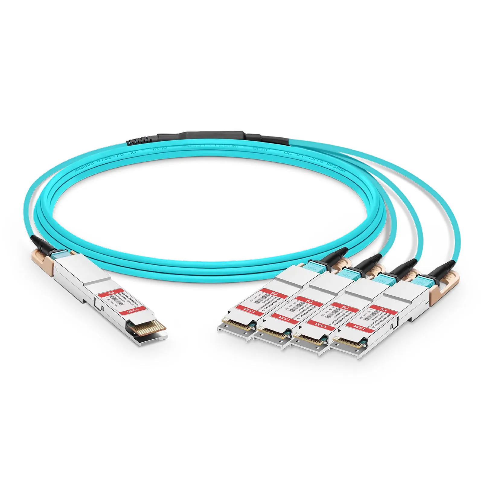 15m (49ft) Arista Networks Compatible 400G QSFP-DD to 4 x 100G QSFP28 ...