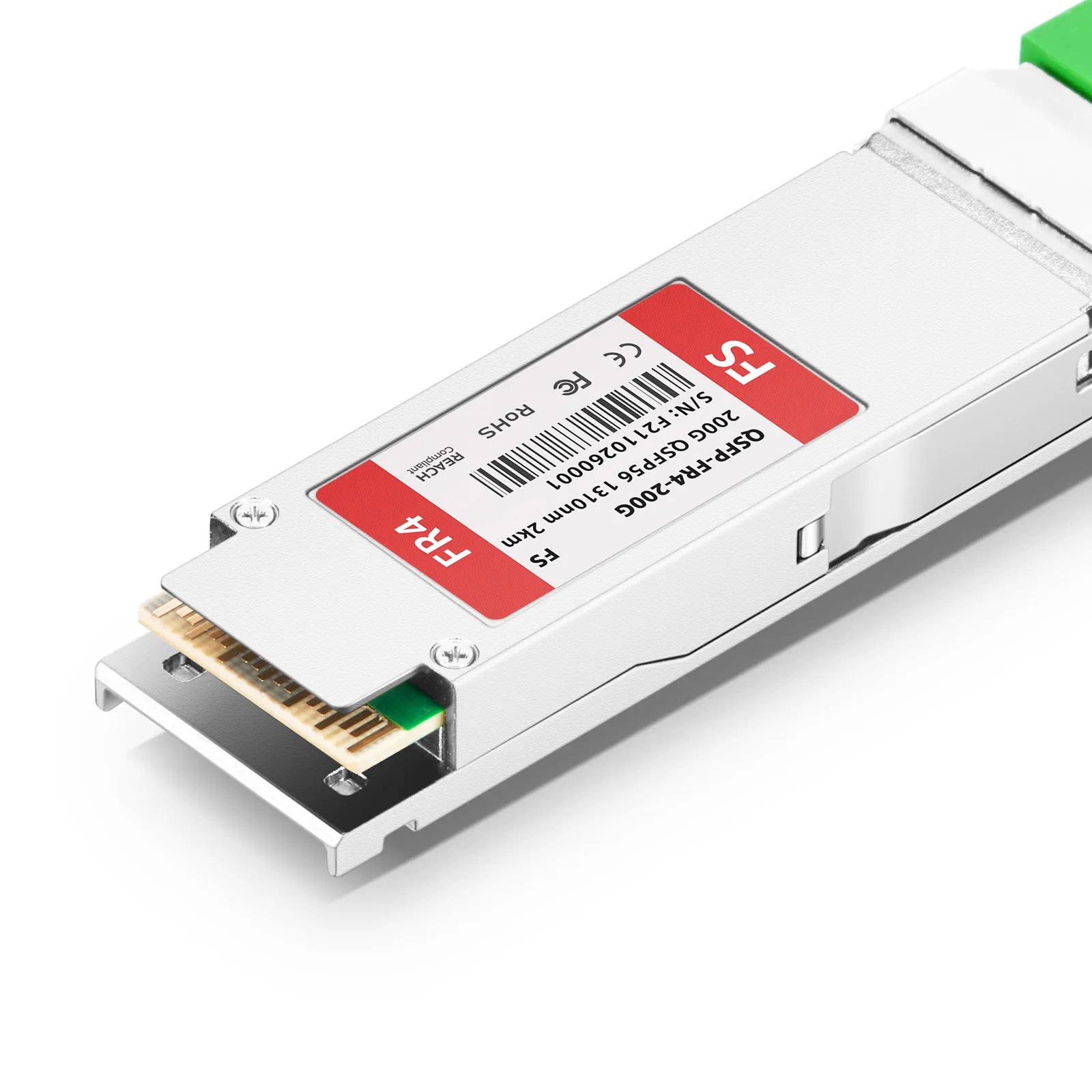 200GBASE-FR4 QSFP56 4 x 50G PAM4 1310nm 2km DOM Duplex LC SMF Optical ...