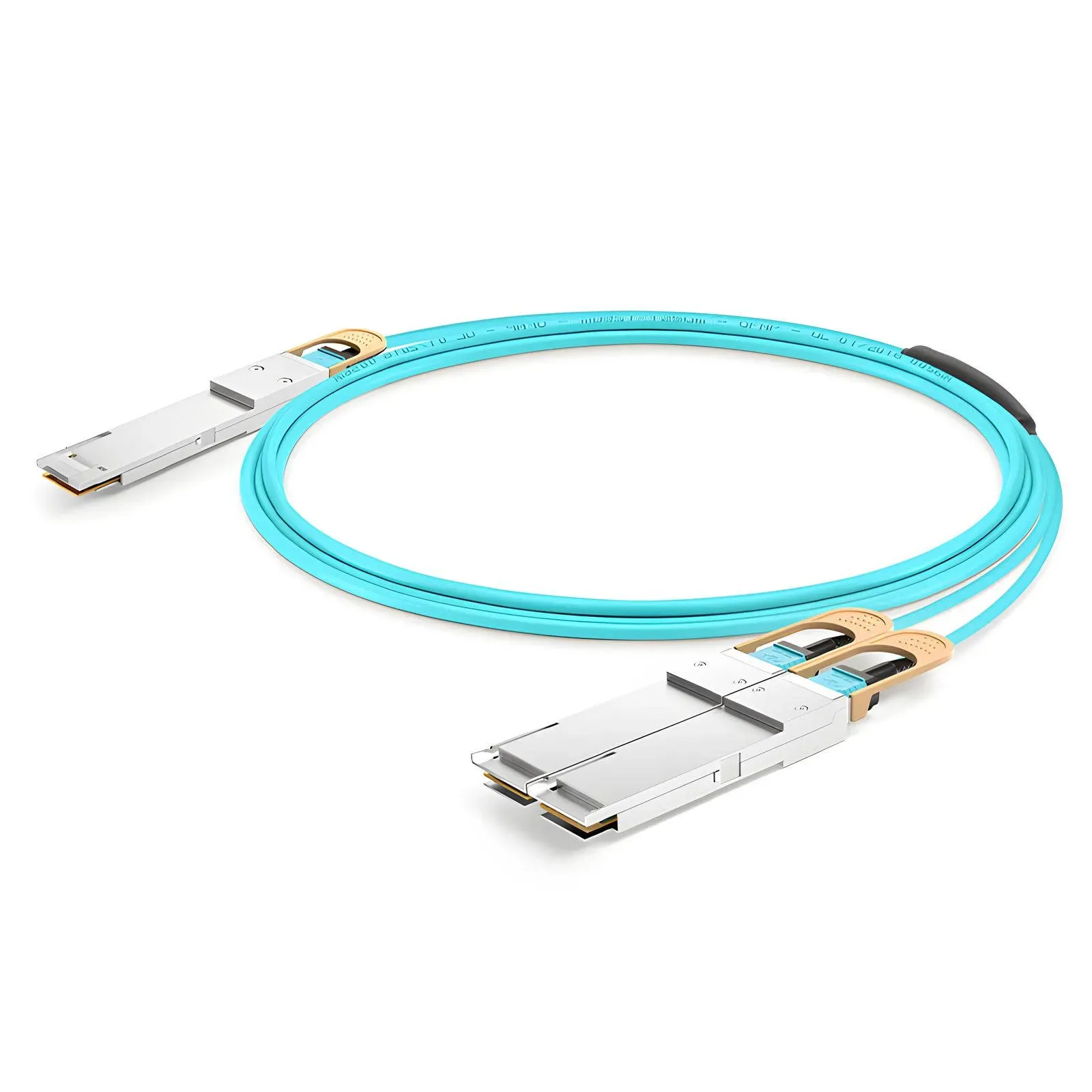 10m (33ft) 400G QSFP-DD to 2 x 200G QSFP56 Active Optical Breakout ...