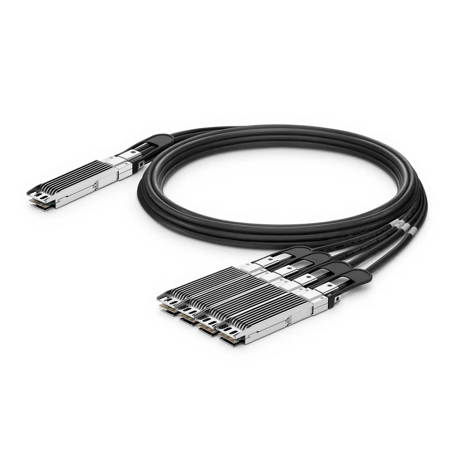 0.5m (2ft) 800G OSFP Finned Top to 2 x 400G OSFP Finned Top Passive ...