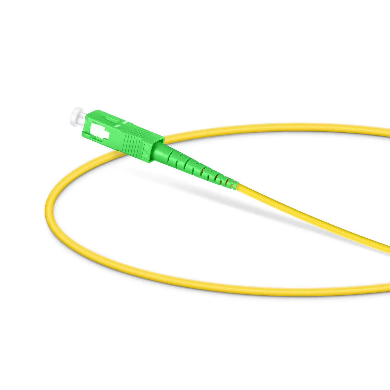 0.5m (1.6ft) Fiber Patch Cable, 1 Fiber, LC UPC Simplex to SC APC ...