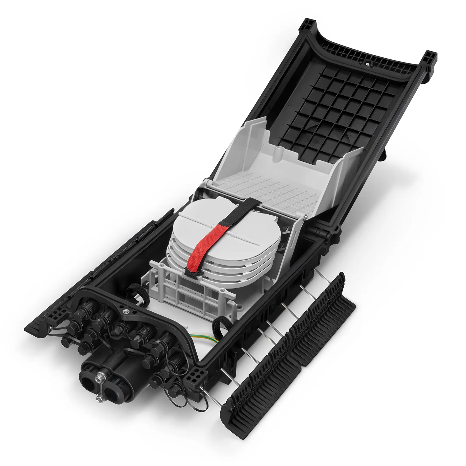 Fully Pre-Terminated Fiber Hub Box for Quick ODN, 1 Uncut Port, 13 SC ...