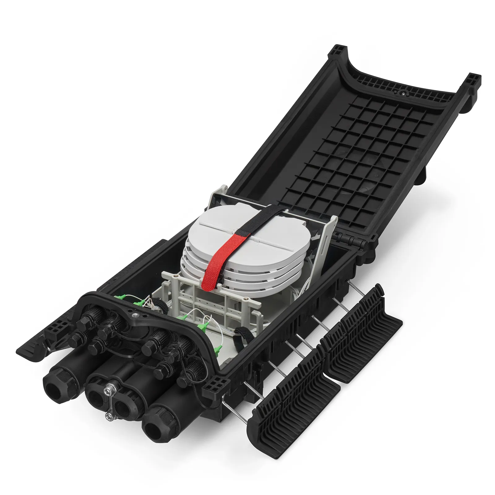 Fully Pre-Terminated Fiber Distribution Hub Box for Quick ODN, 1 Uncut ...