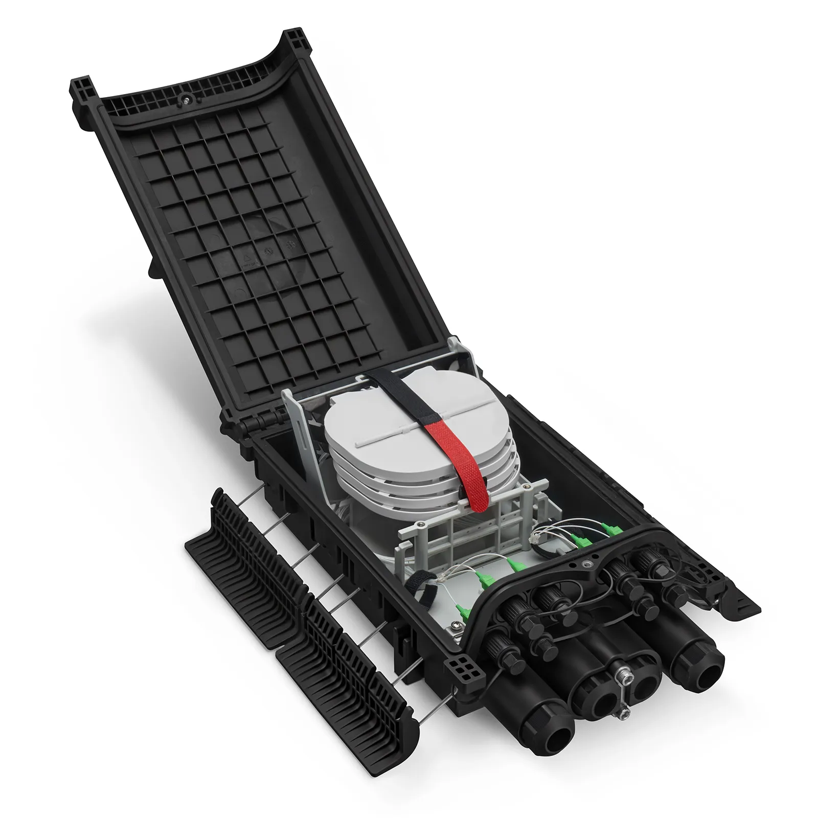 Fully Pre-Terminated Fiber Distribution Hub Box for Quick ODN, 1 Uncut ...