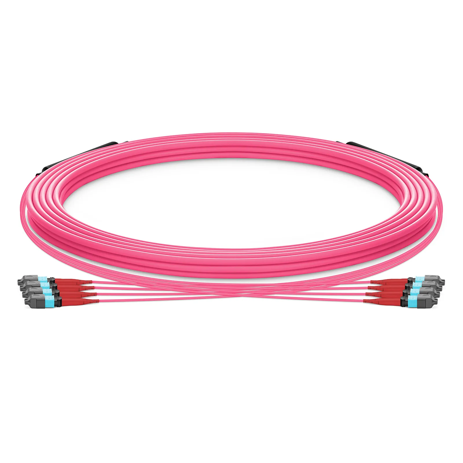 Customized MTP®-24 Trunk Cable, 24-144 Fibers, Multimode (OM4), 0.35dB ...