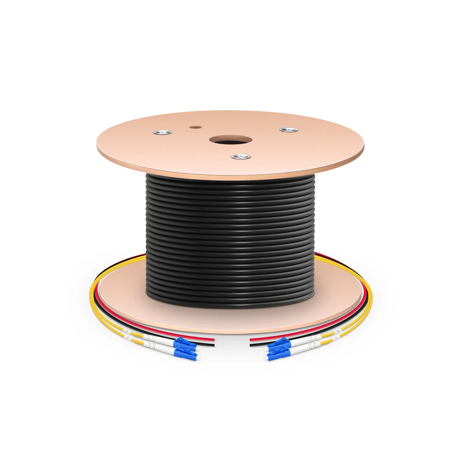 300m (984ft) Hybrid Fiber and Power Cable, Indoor, Plenum (OFNP ...